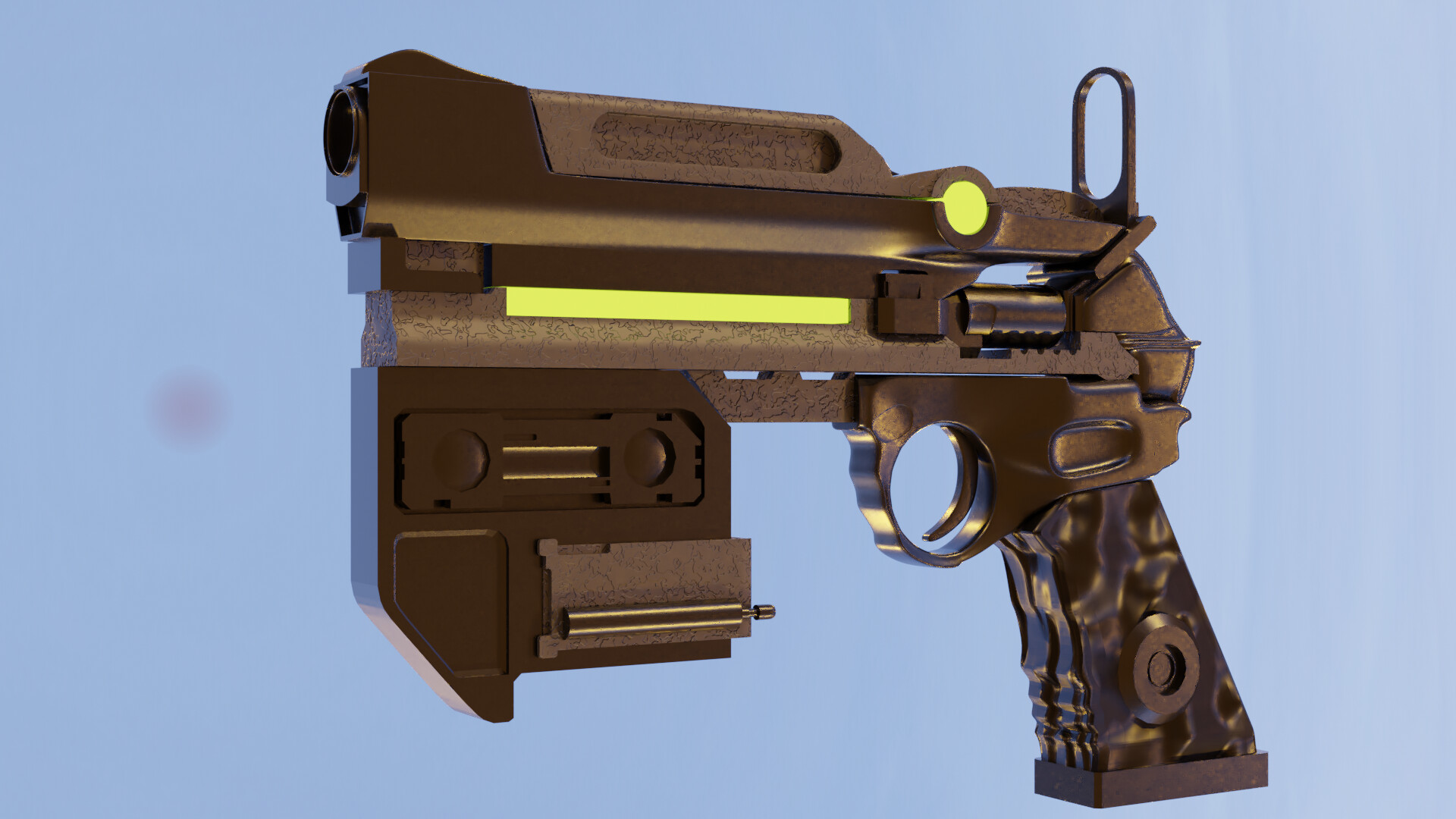 ArtStation - Alien Gun 3D Model