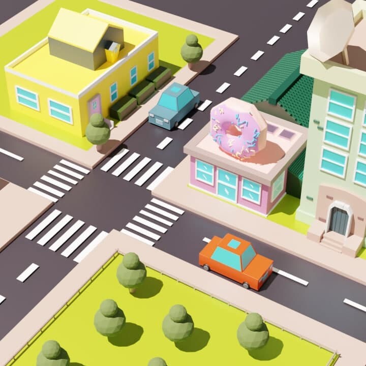 ArtStation - Small City