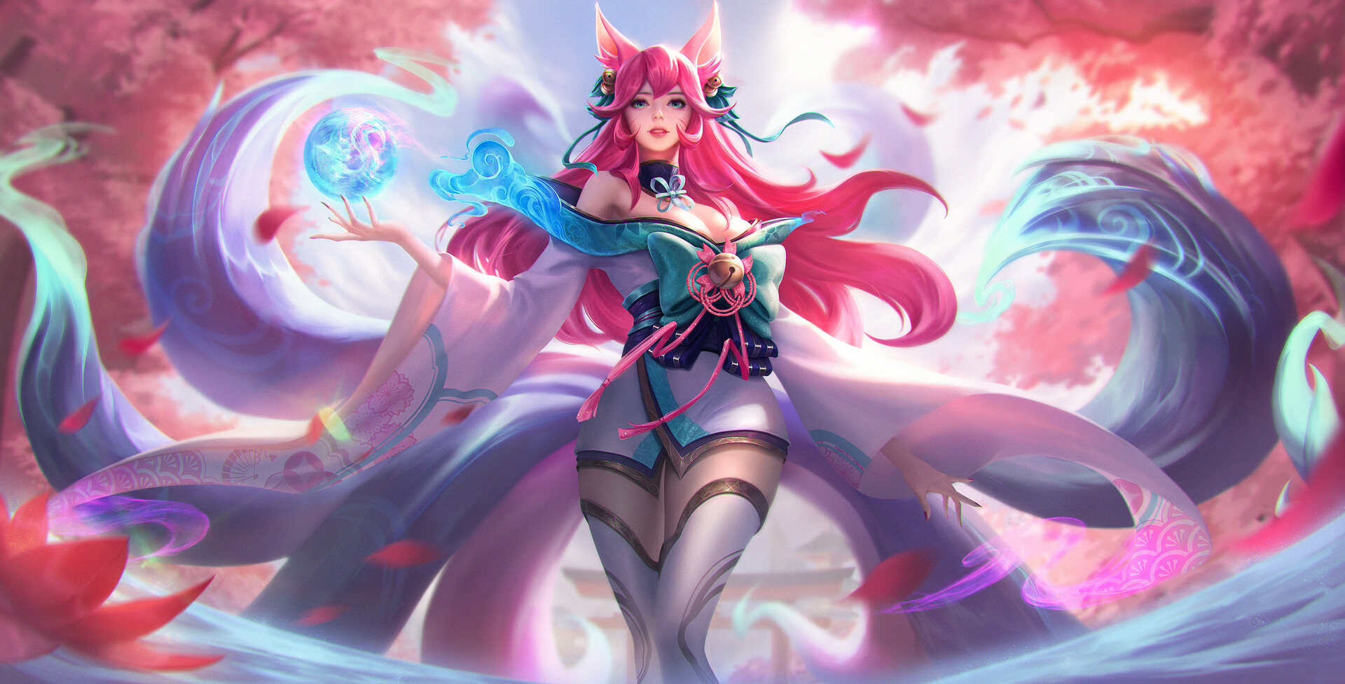 ArtStation - Spirit Blossom Ahri Fan Art