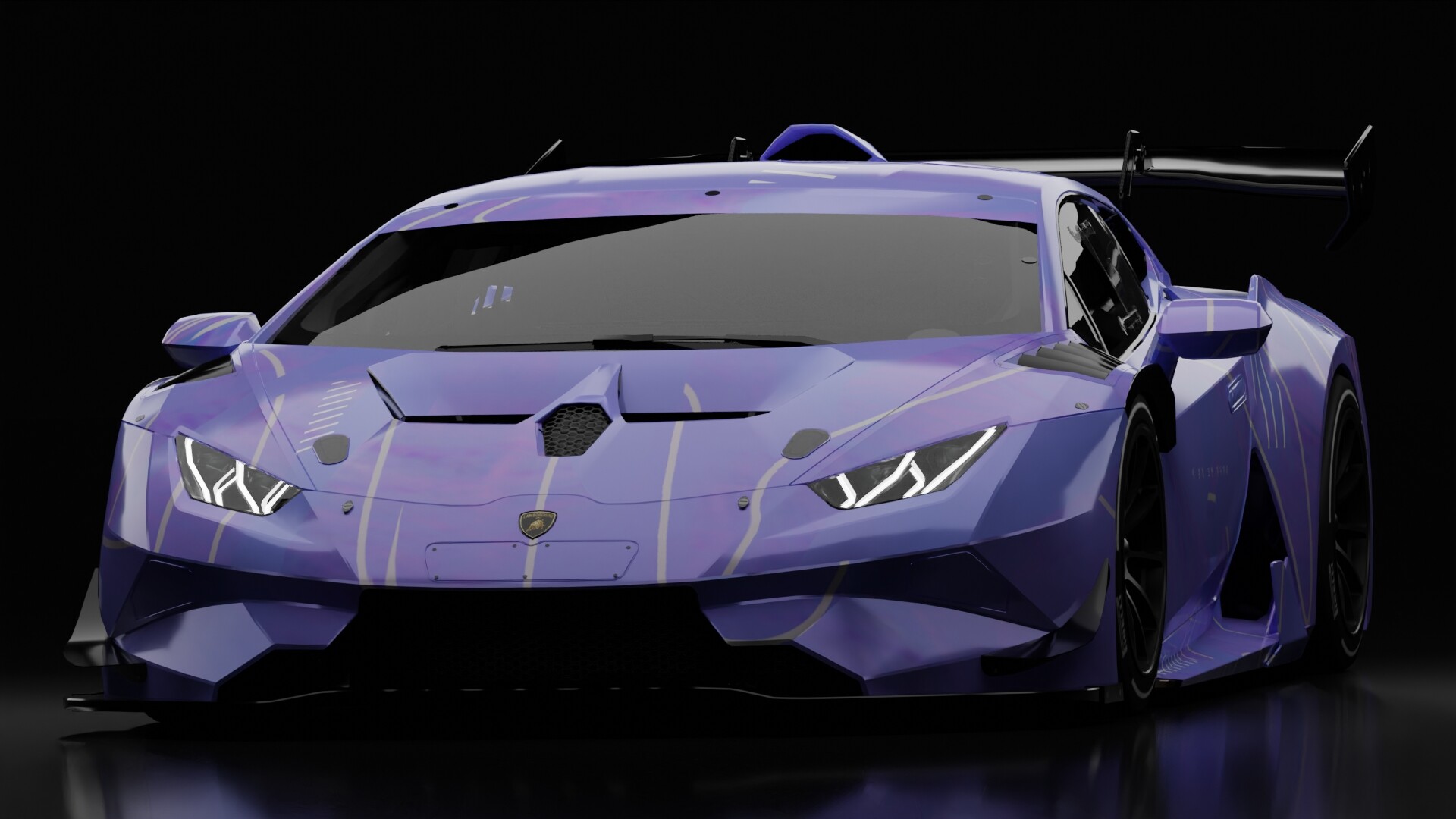 ArtStation - Lamborghini Super Trofeo "I don't know" livery 2