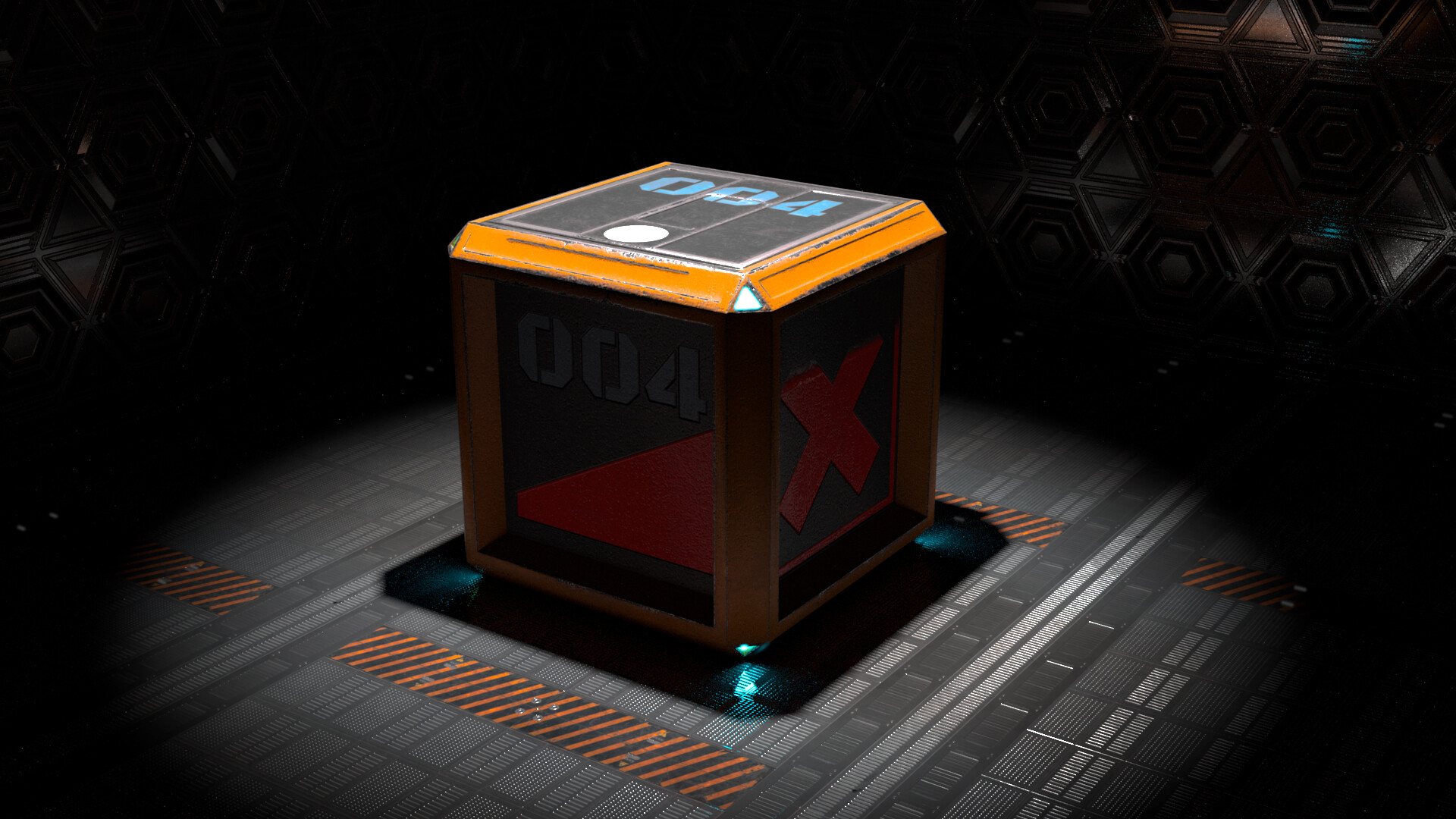 ArtStation - 3D futuristic box model