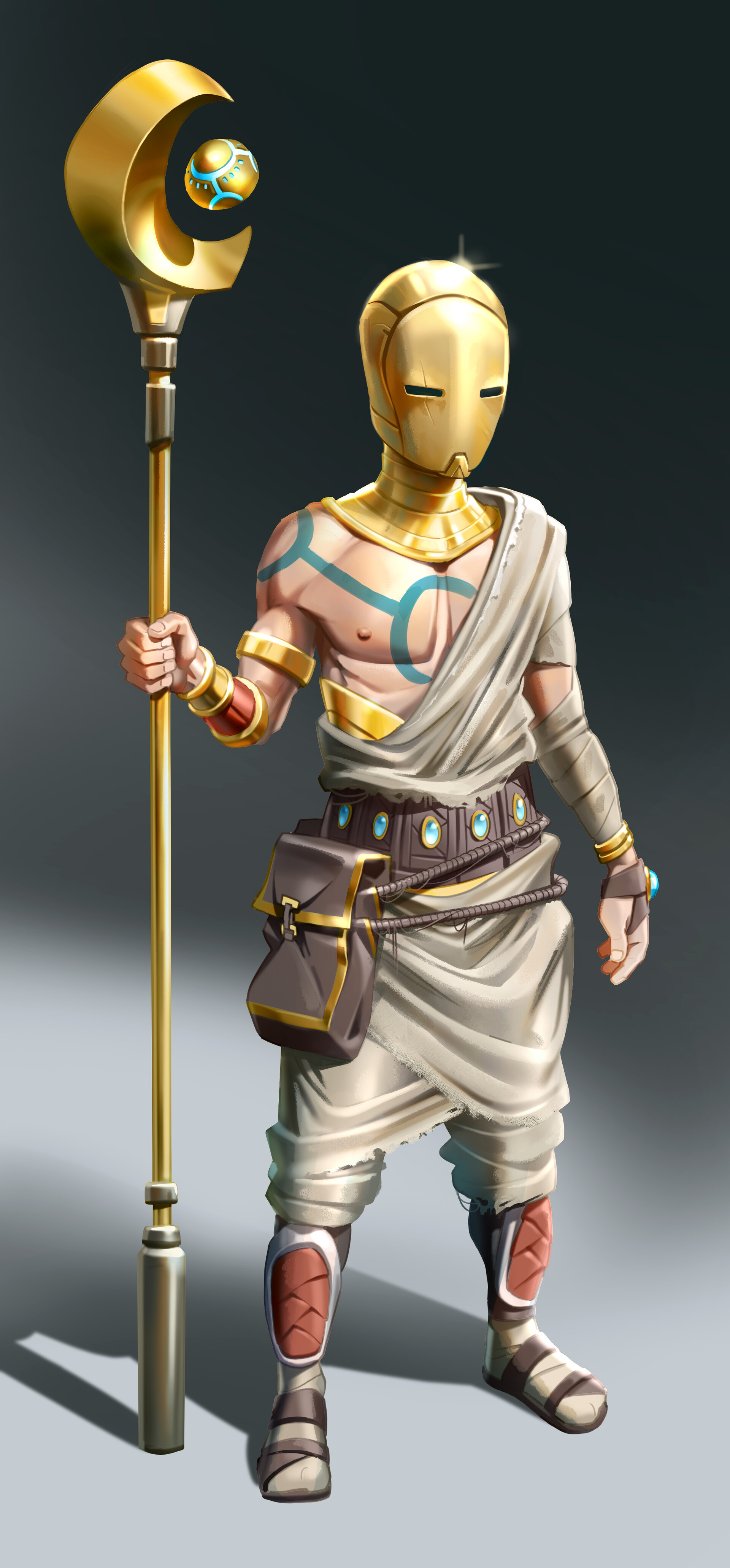 ArtStation - Character concept art: Monk guardian