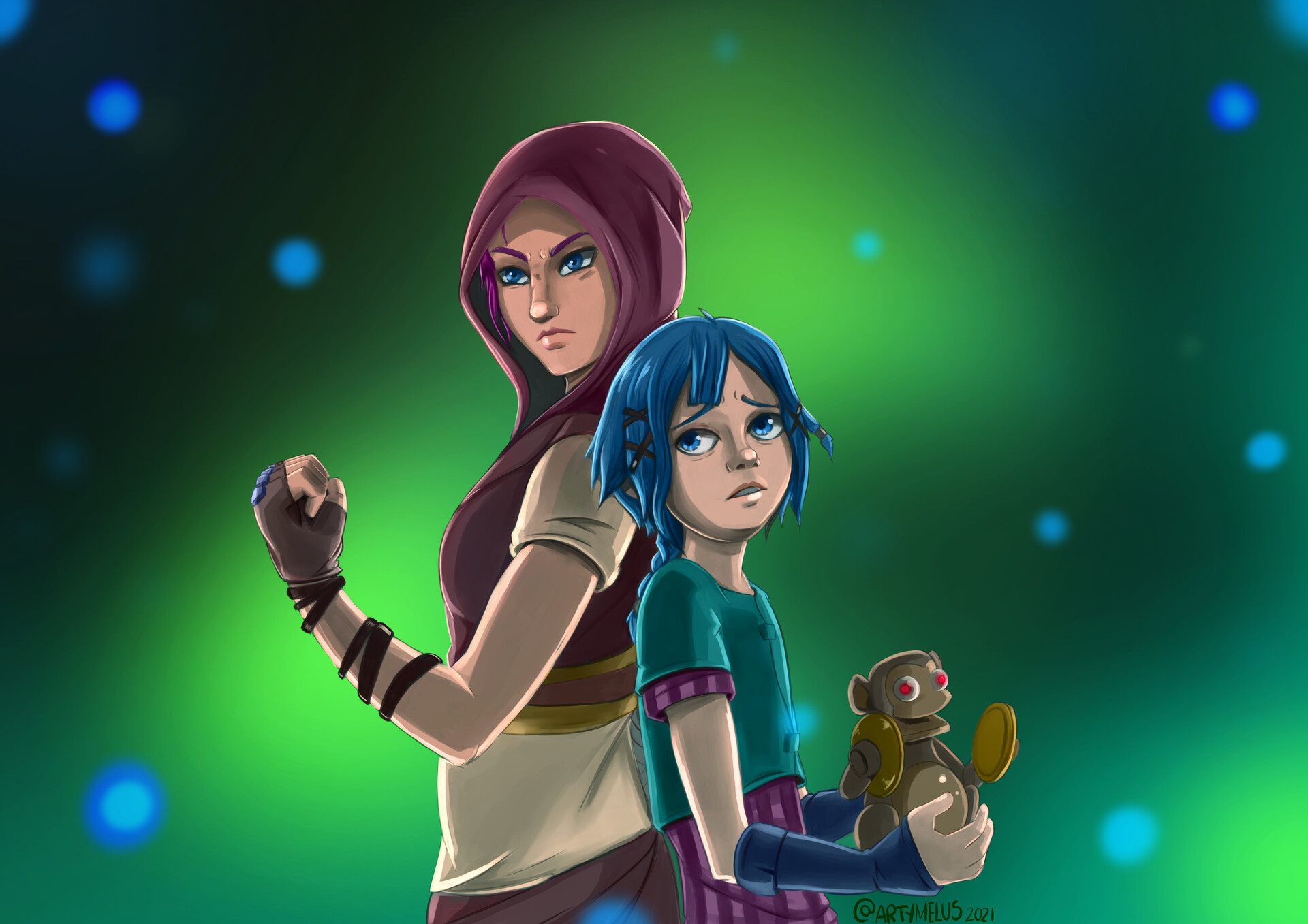 ArtStation - Vi and Powder