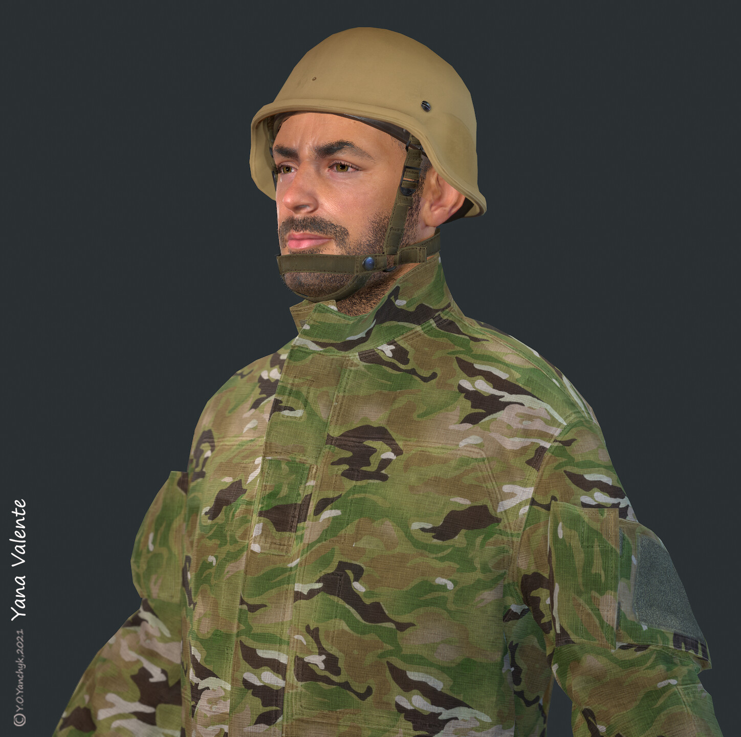 ArtStation - Soldier.Tactical male outfit in Marvelous Designer