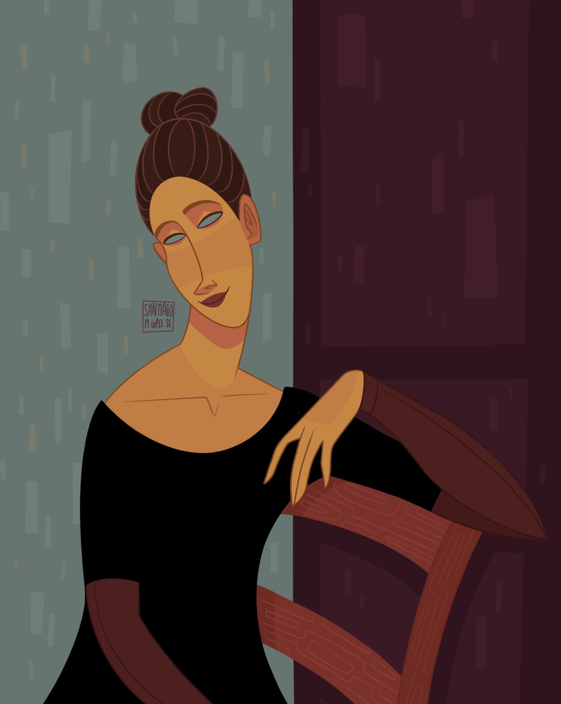 ArtStation - Modigliani Eyes