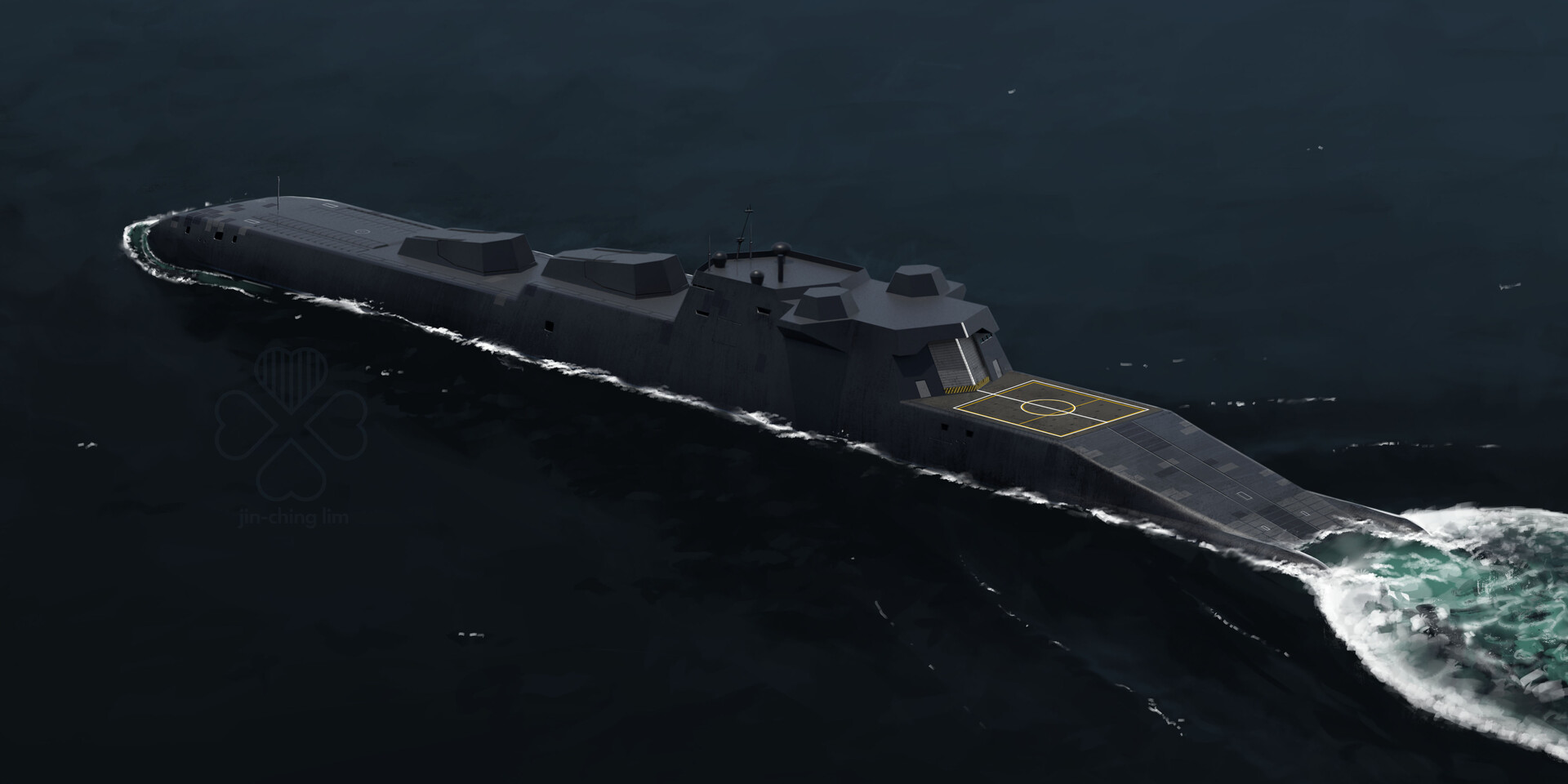 ArtStation - Railgun Cruiser