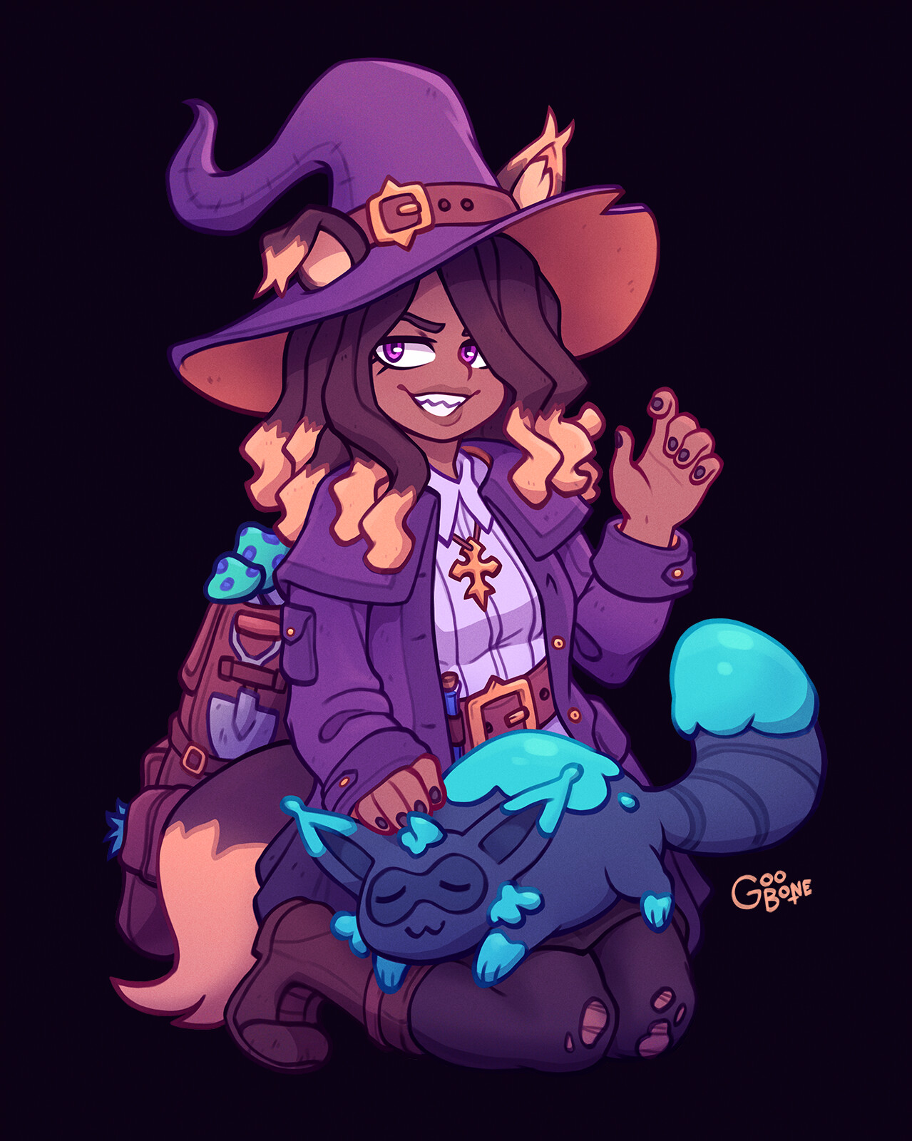 ArtStation - Khemia the fox witch