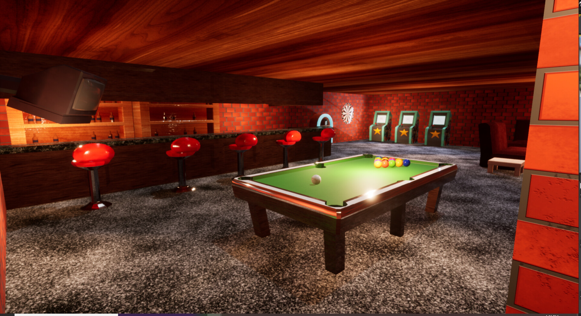 ArtStation - Basement Bar Environment