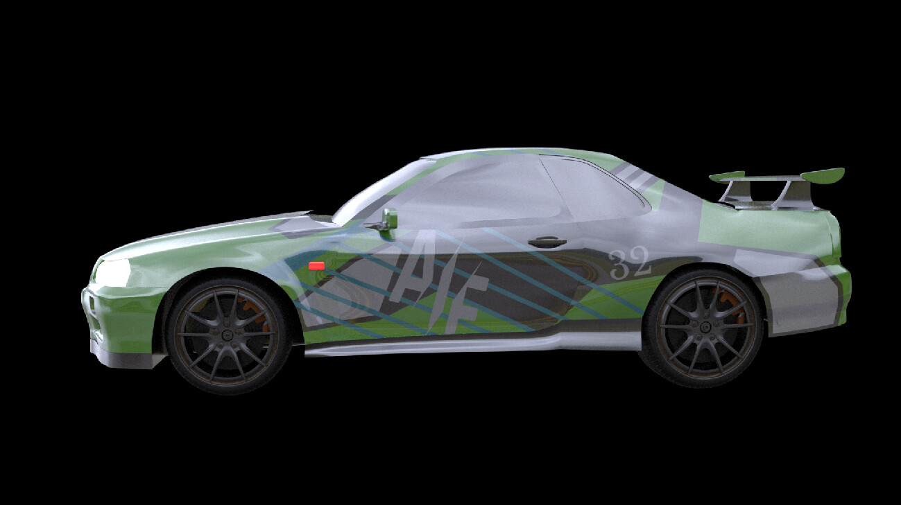 Jackson Bourke - R34 Skyline