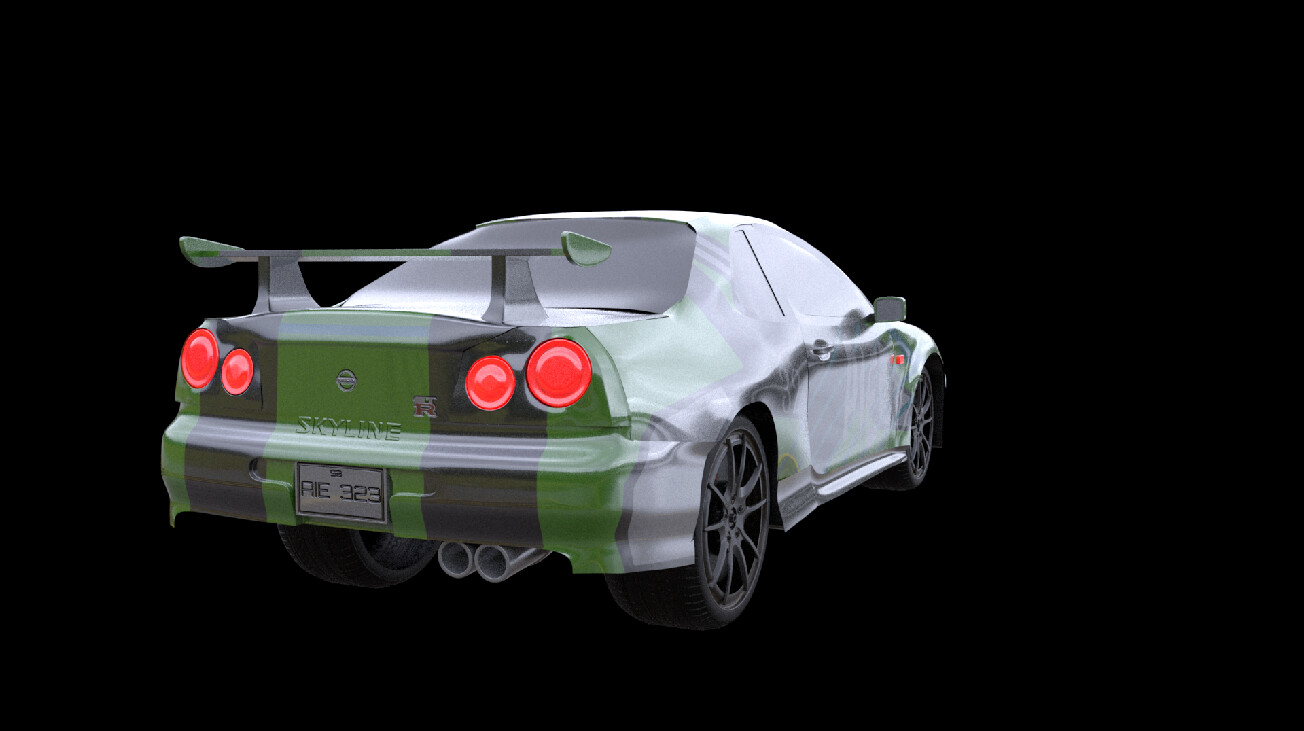Jackson Bourke - R34 Skyline
