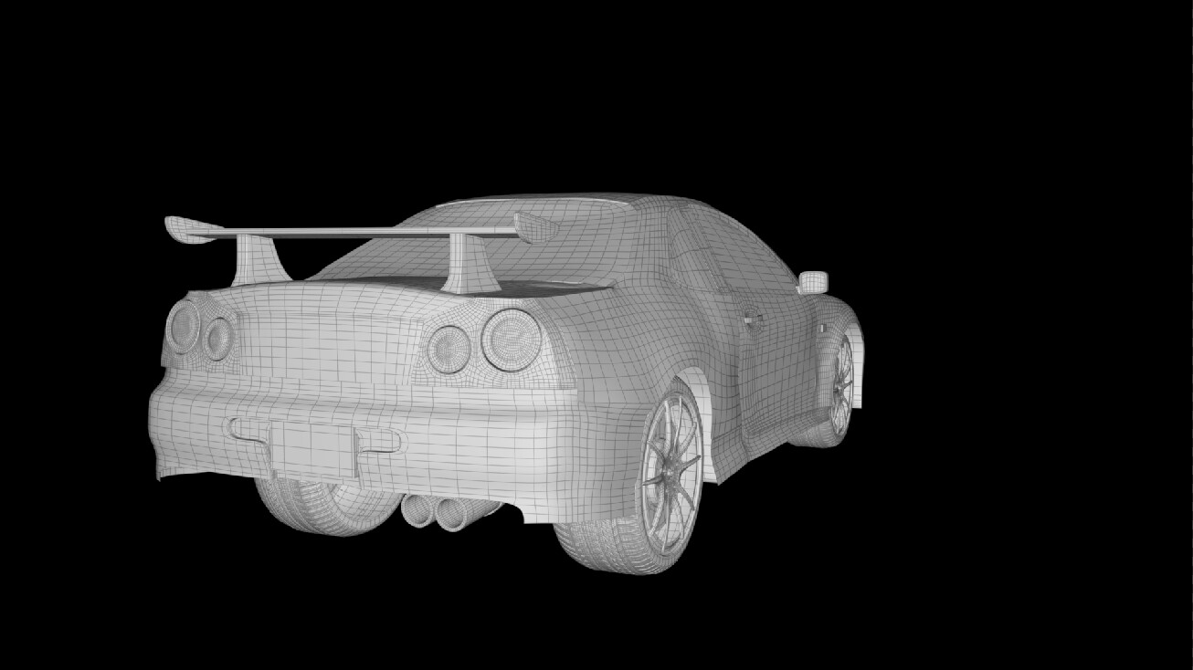 Jackson Bourke - R34 Skyline