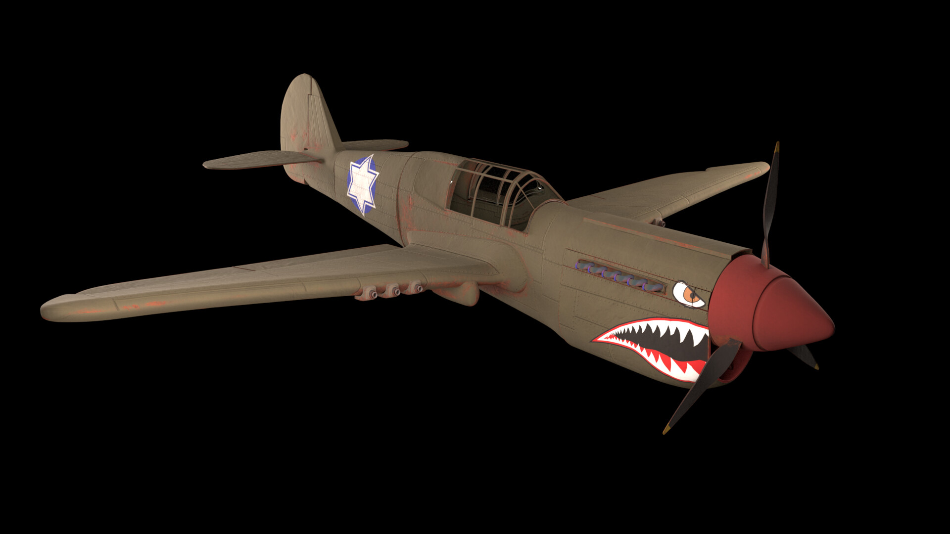 ArtStation - P-40 Warhawk
