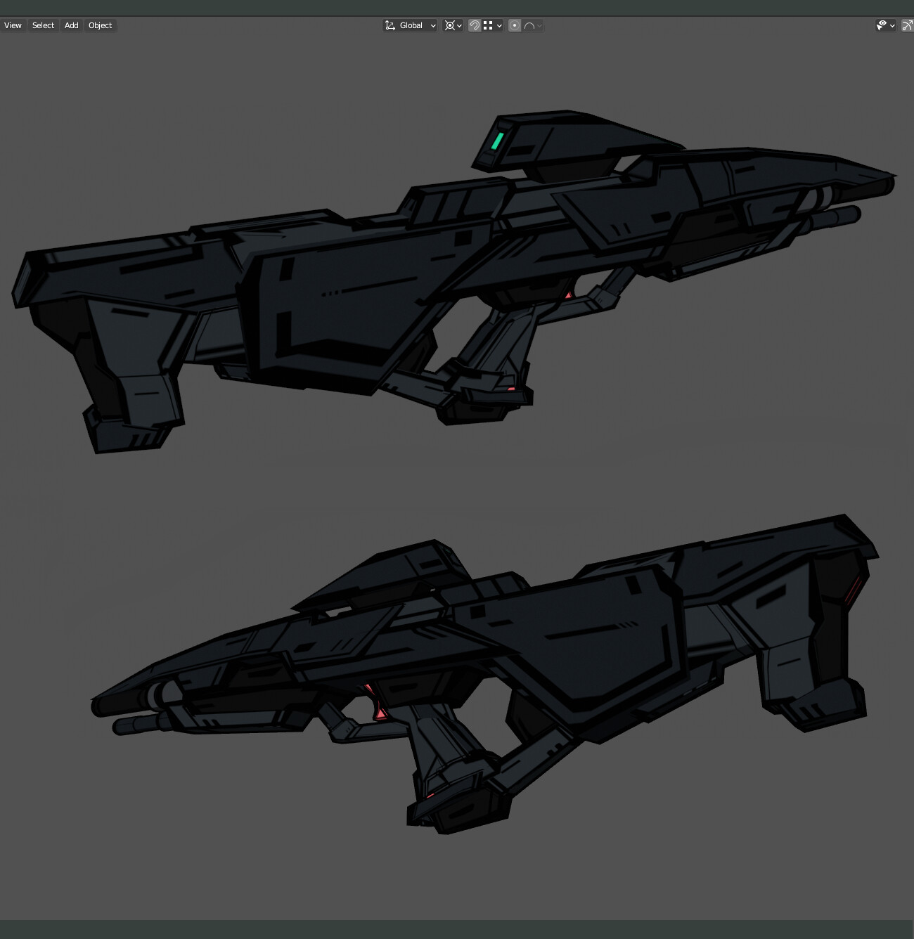 ArtStation - Virus Weapon 3 (Energy Machine-Gun)