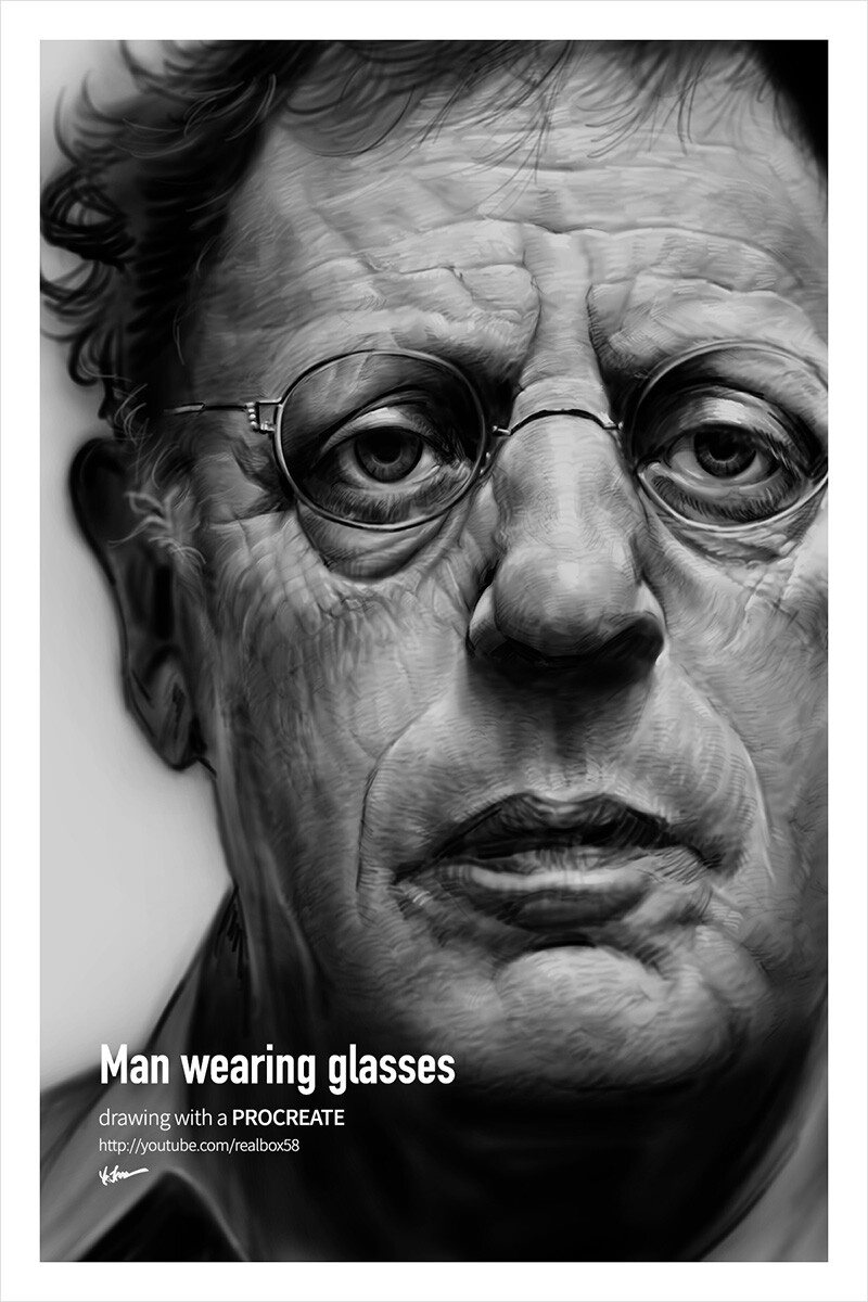 ArtStation - Man wearing glasses