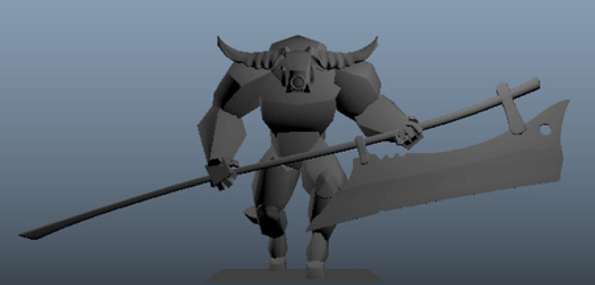 ArtStation - Minotaur walking animation