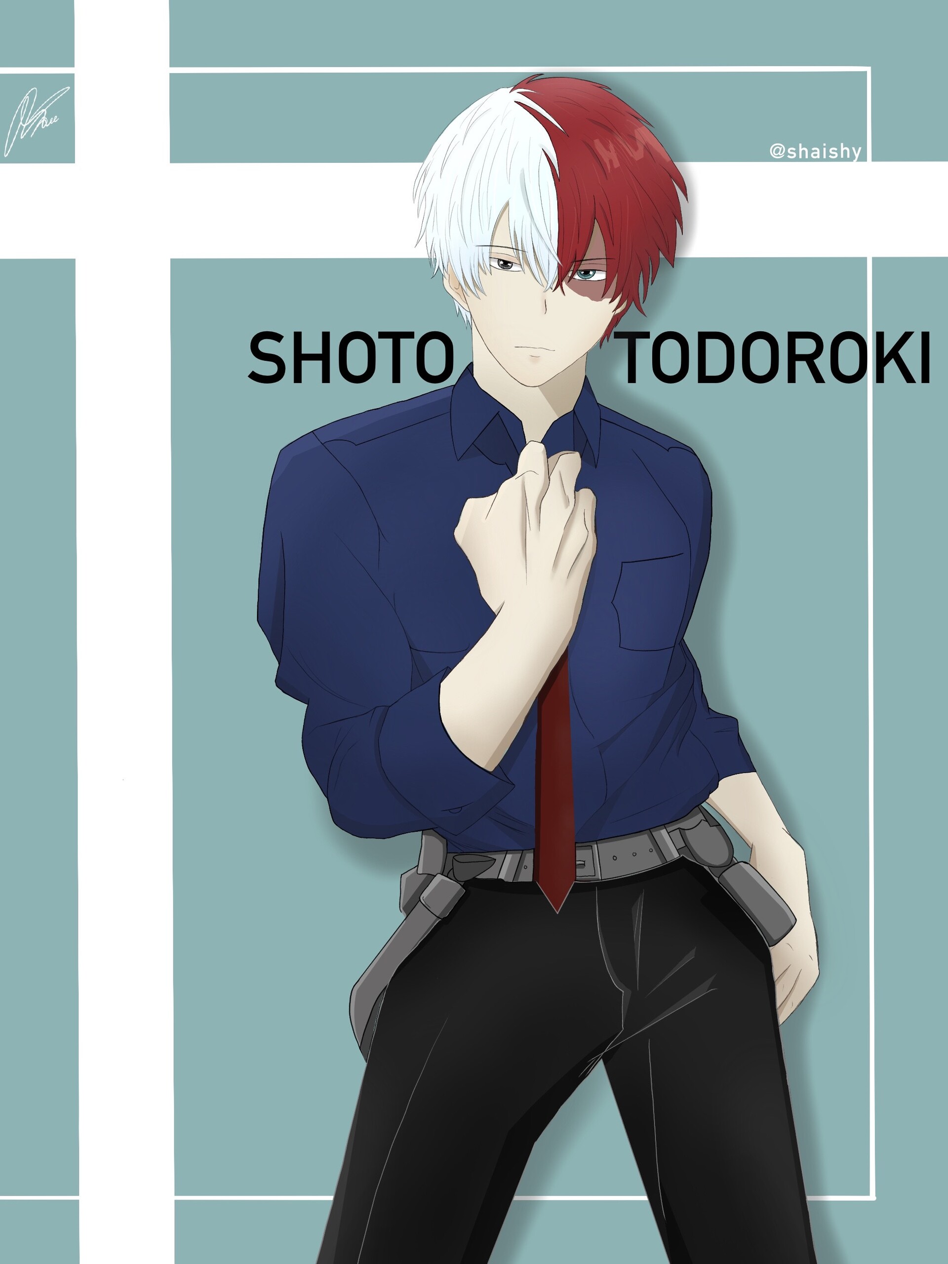 ArtStation - shoto todoroki - detective
