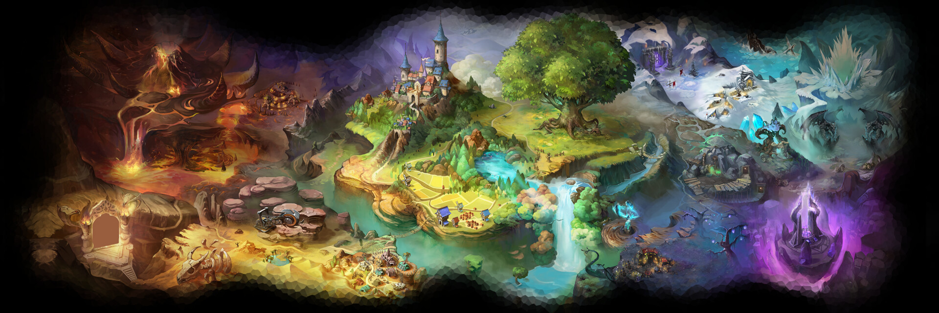 ArtStation - world map