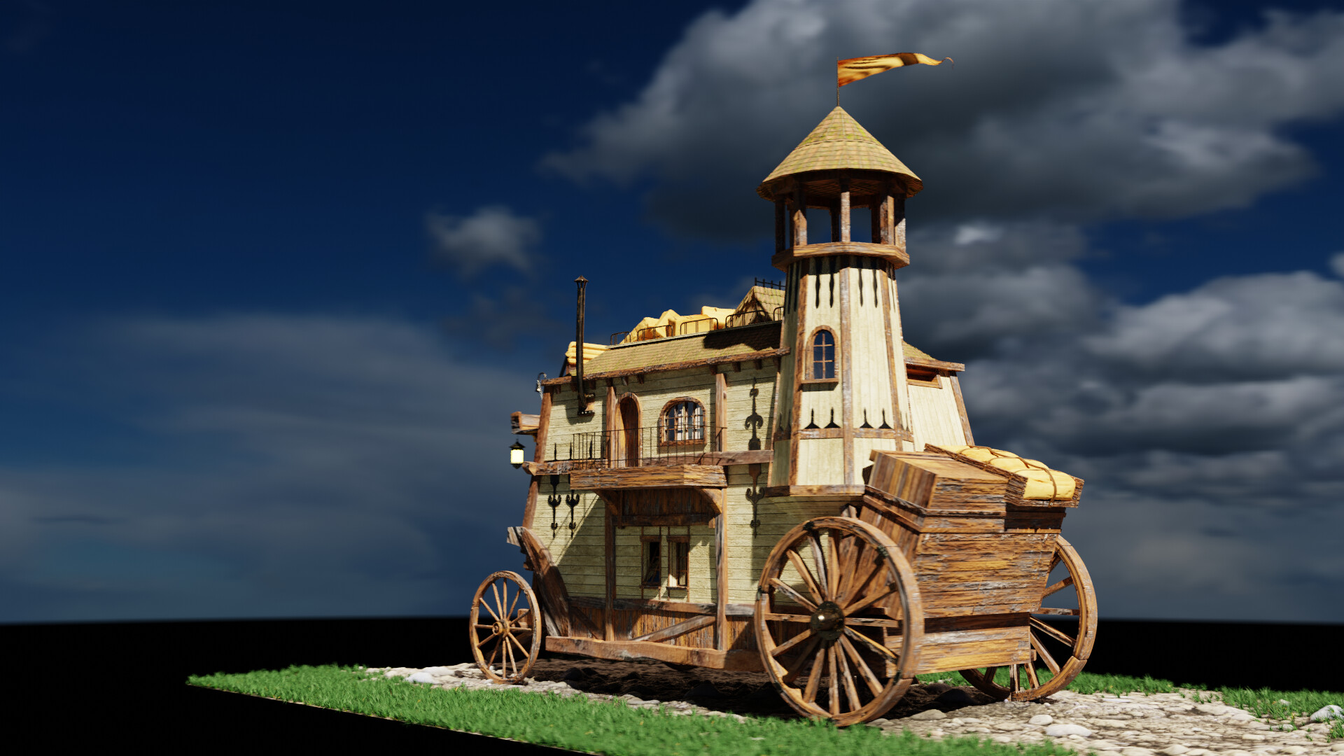 ArtStation - 3d modeling Coach inspiration of 2D Artist Pengzhen Zhang