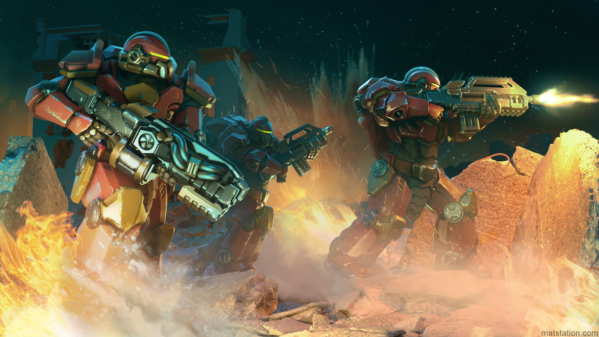 ArtStation - Storm Guardians Soldiers