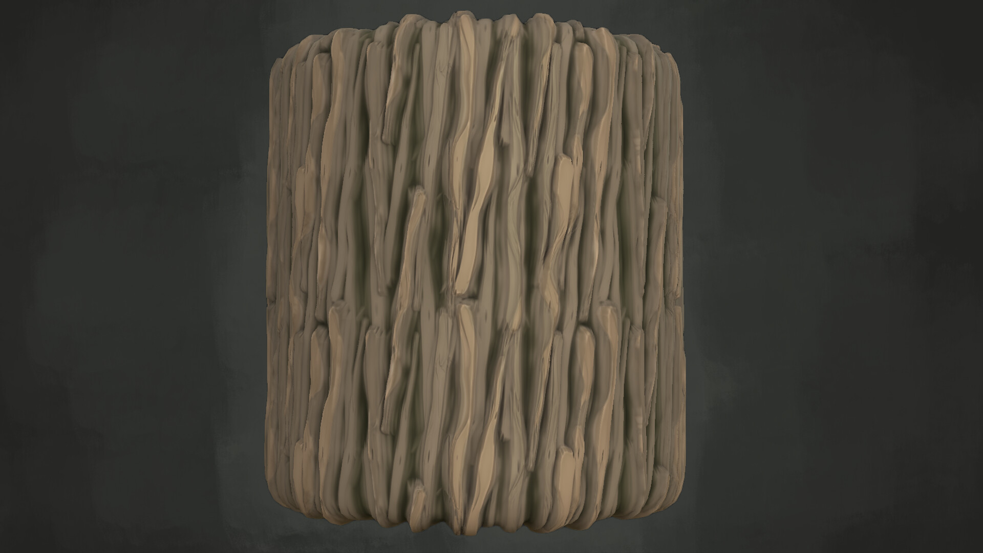 Enzo Crozet - Stylized Tree bark material - Substance Designer