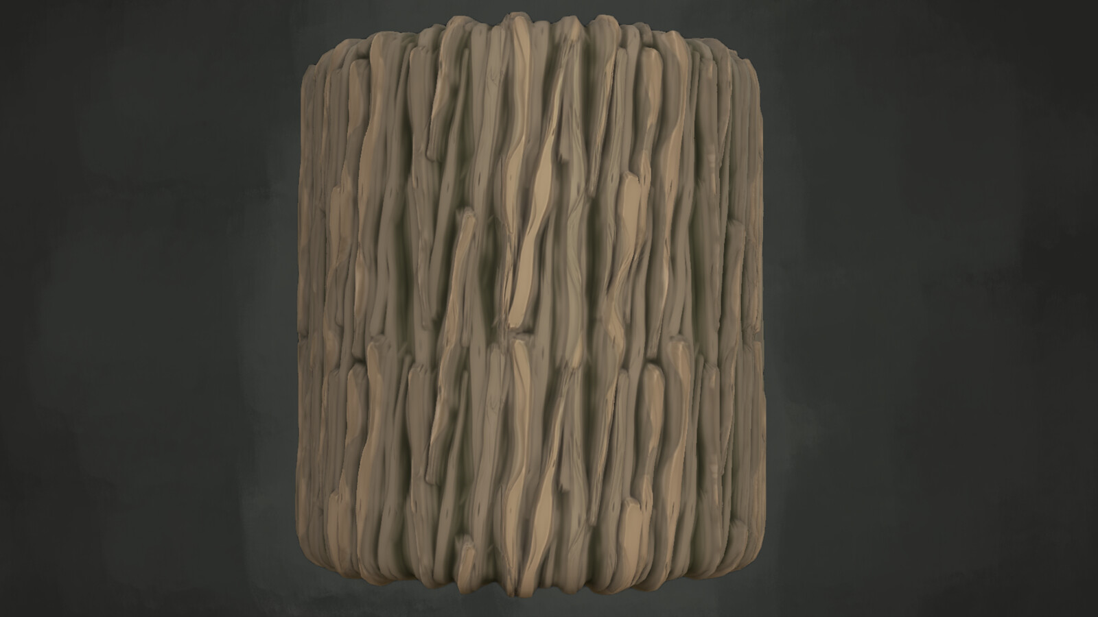 Enzo Crozet - Stylized Tree bark material - Substance Designer