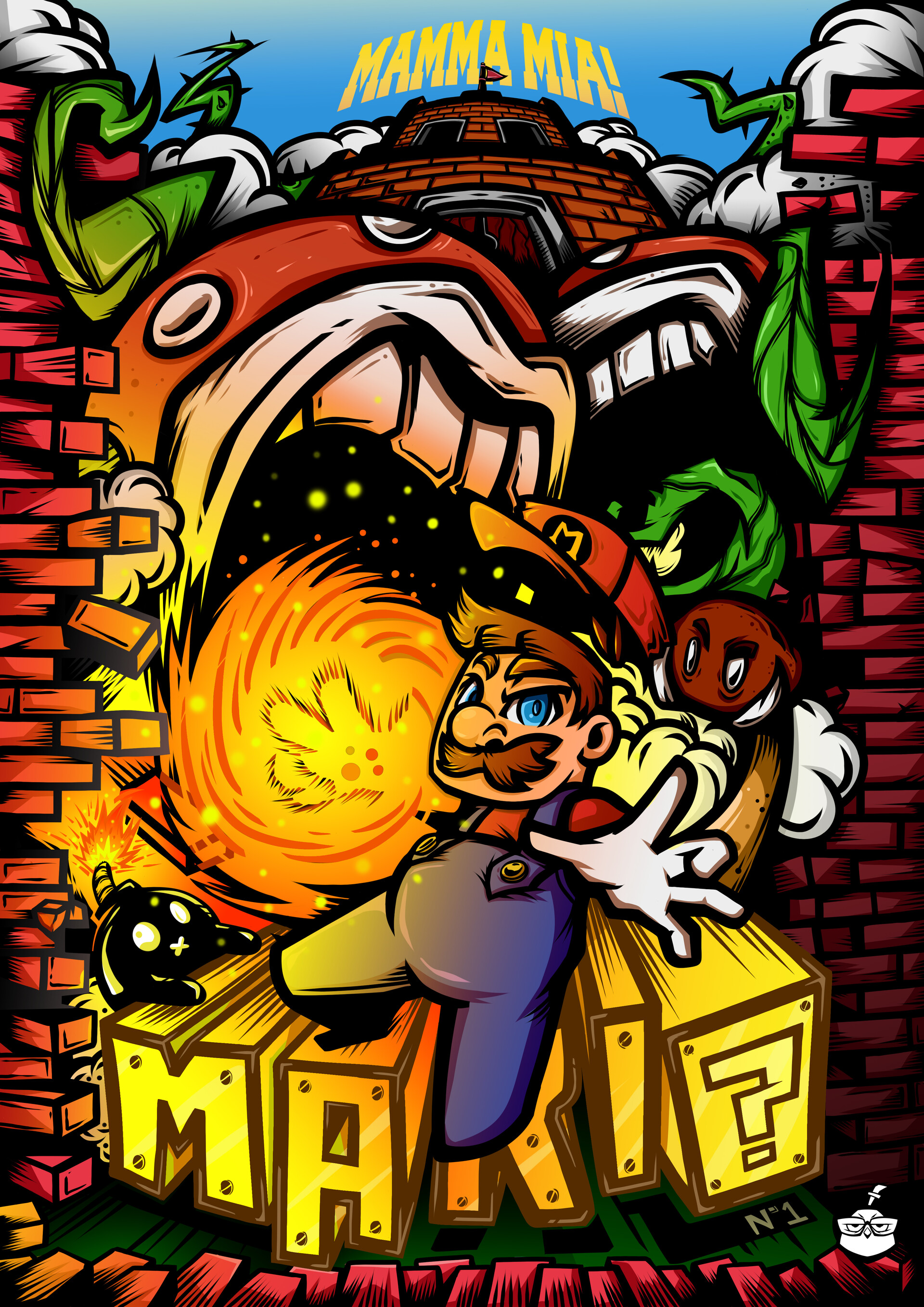 ArtStation - Fan Geek N°1 - Mario Bros.