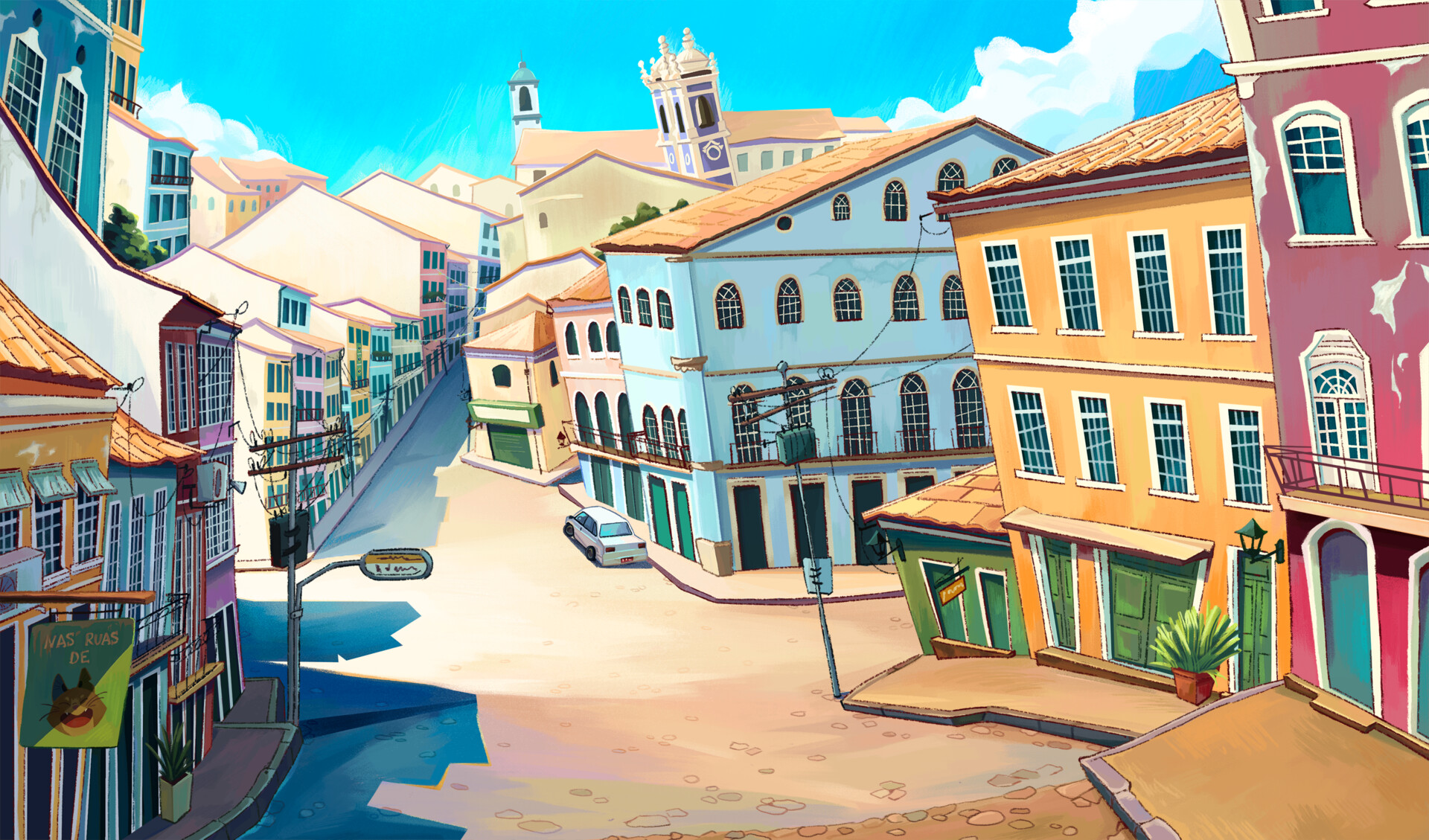 ArtStation - In The Streets of Brazil