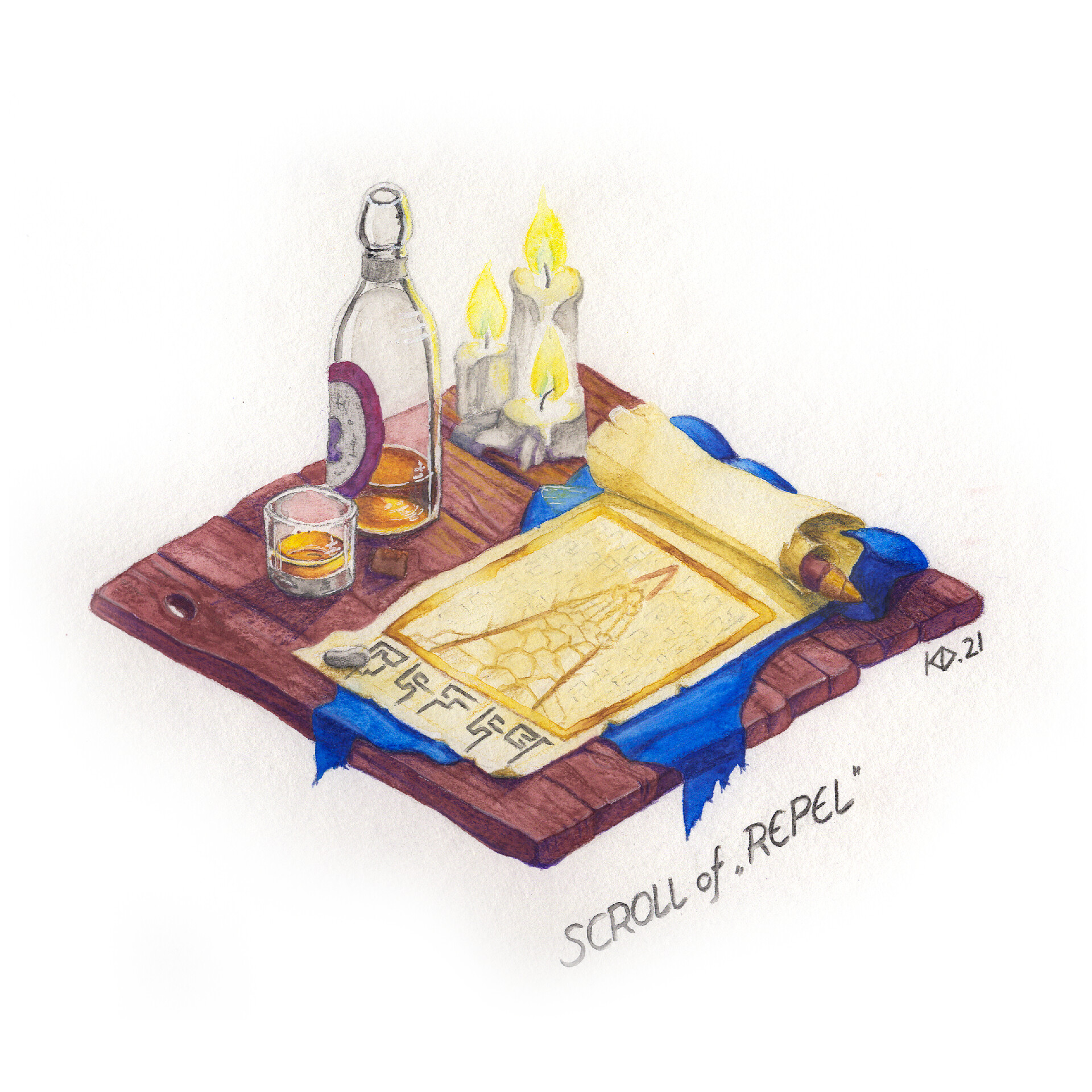 ArtStation - scroll of repel