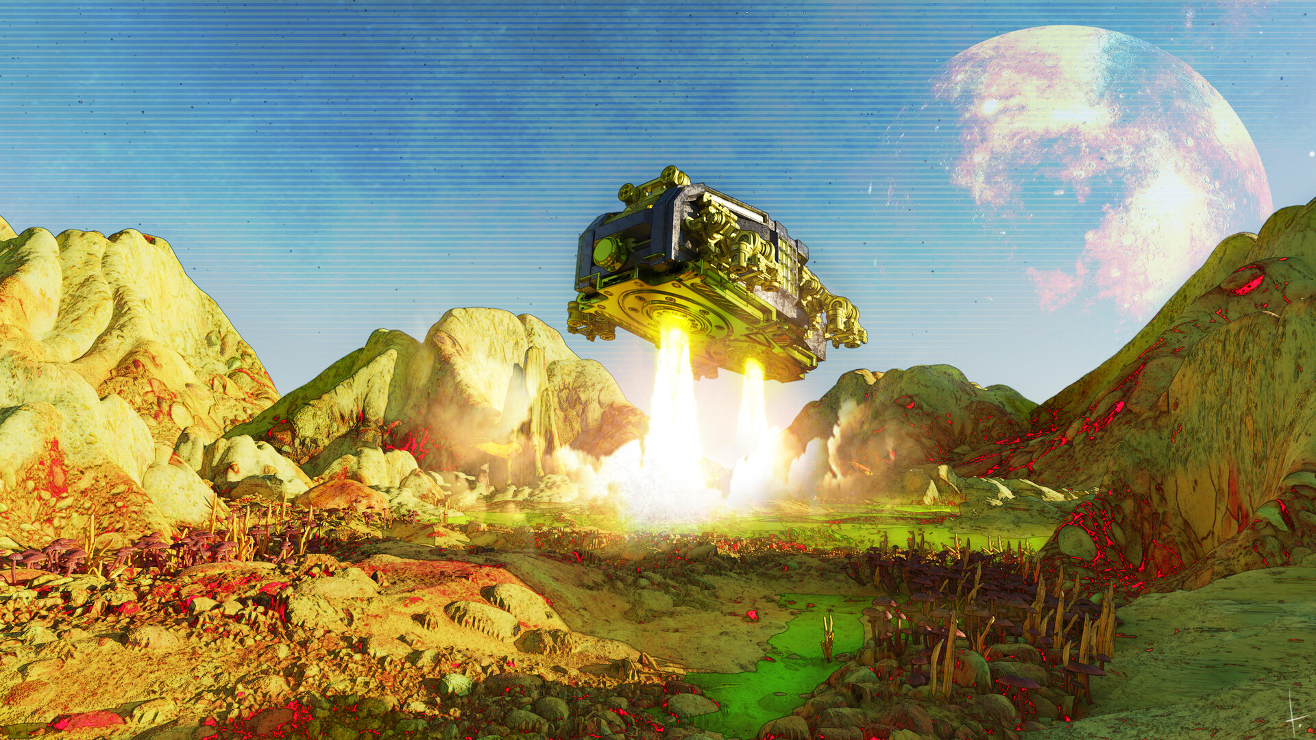 ArtStation - acid planet