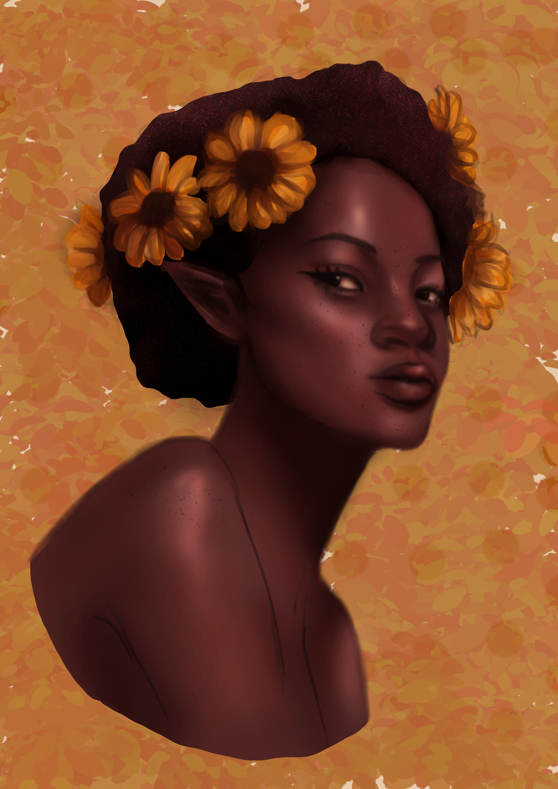 ArtStation - Sunflower Elf