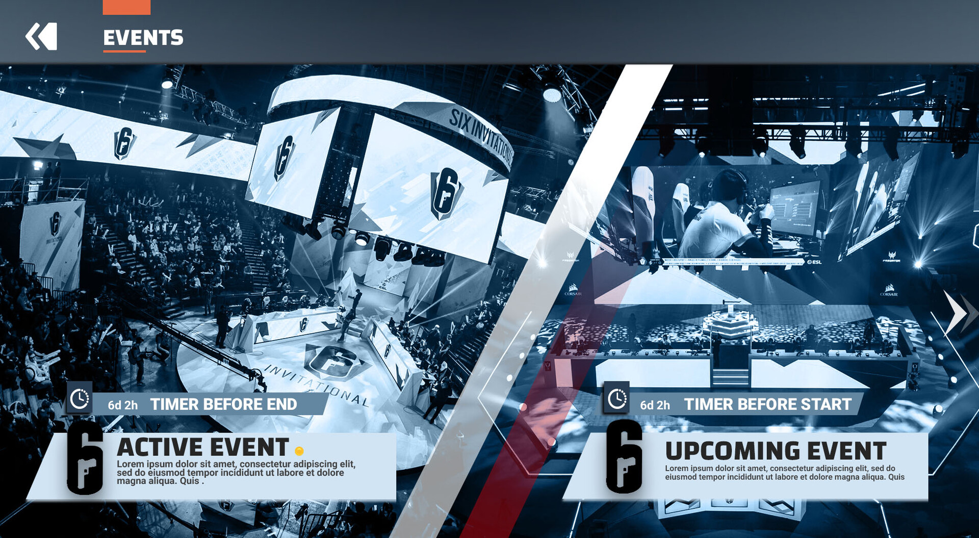 ArtStation - Rainbow Six Event Screens