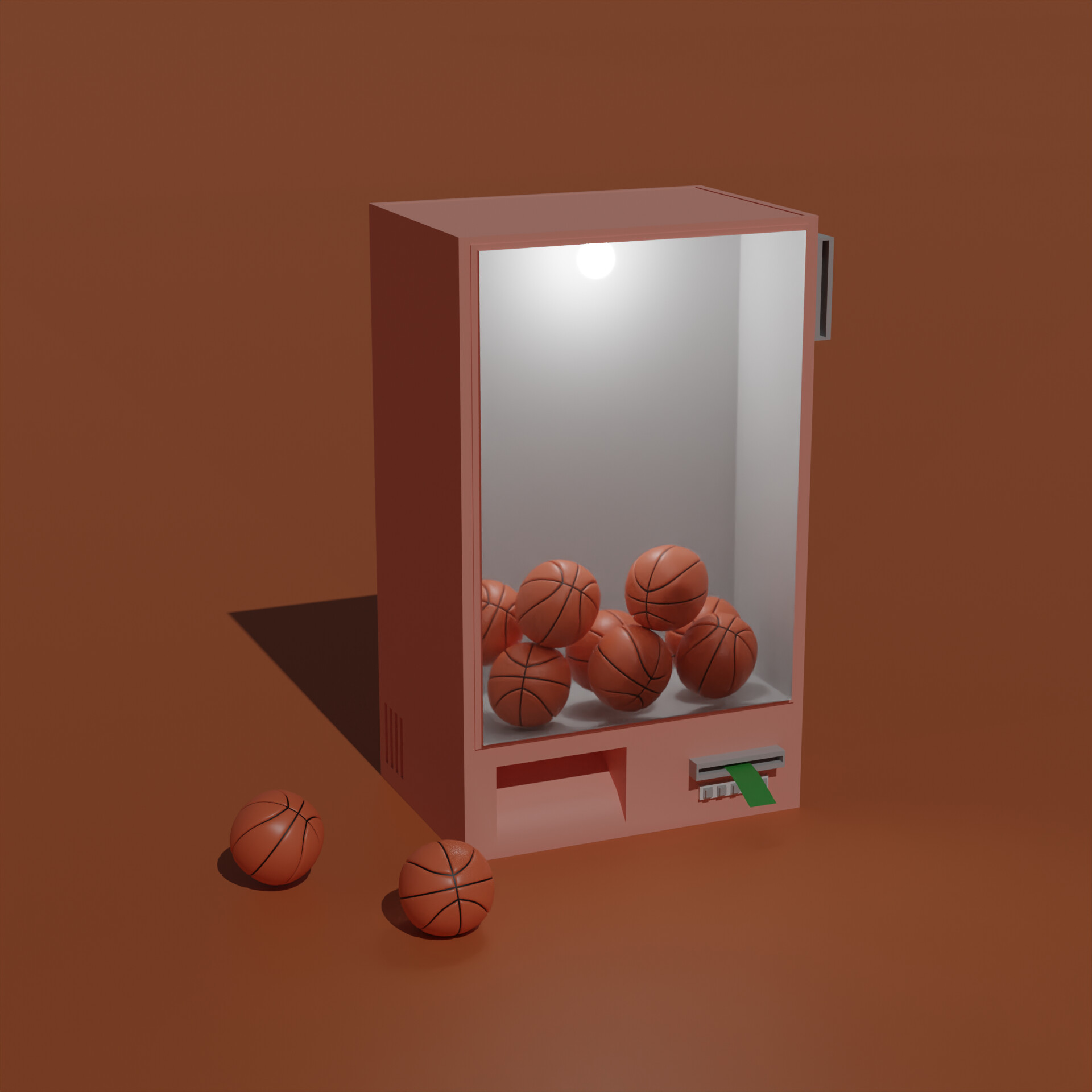 ArtStation - basketball vending machine