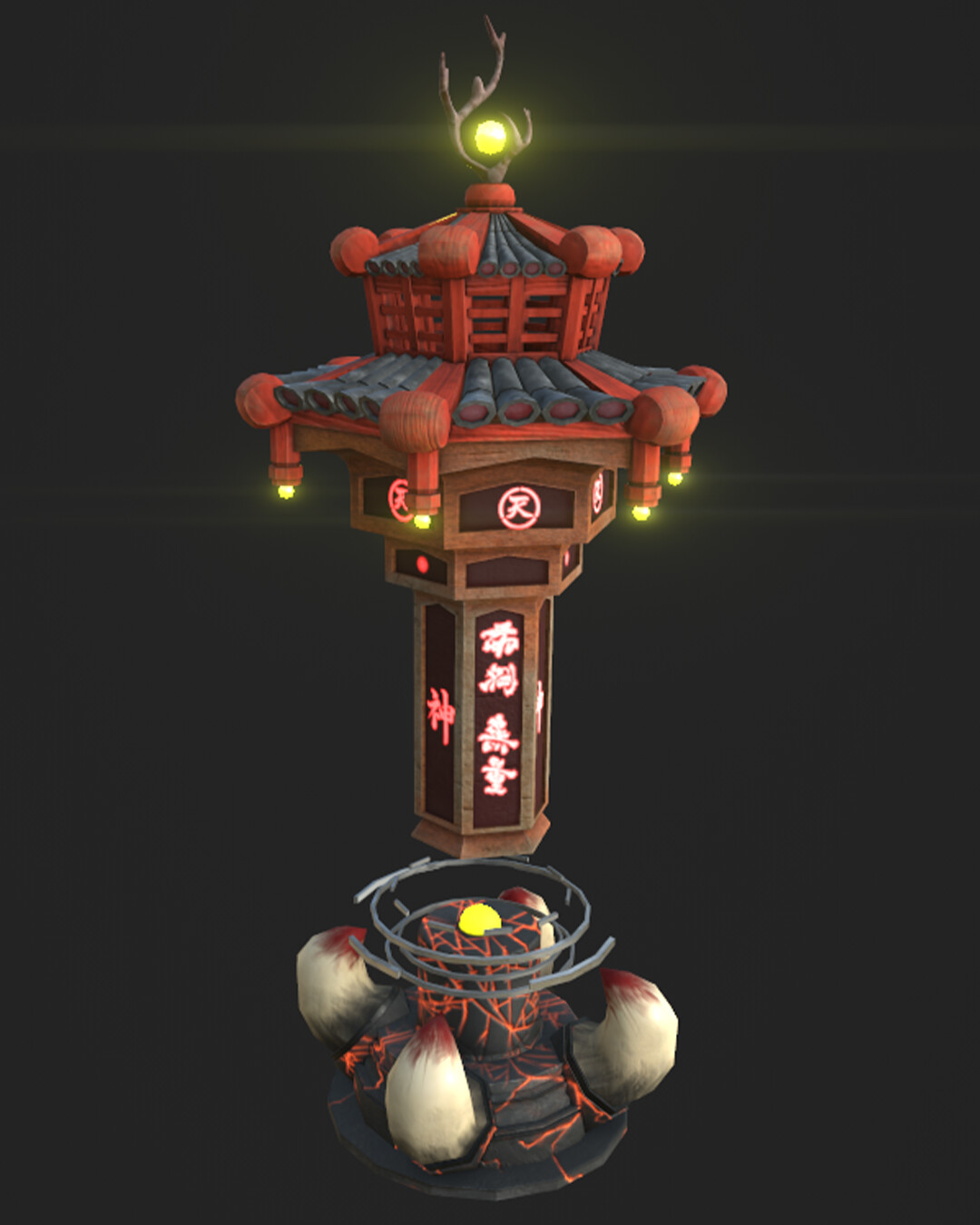 ArtStation - Asian Floating Tower