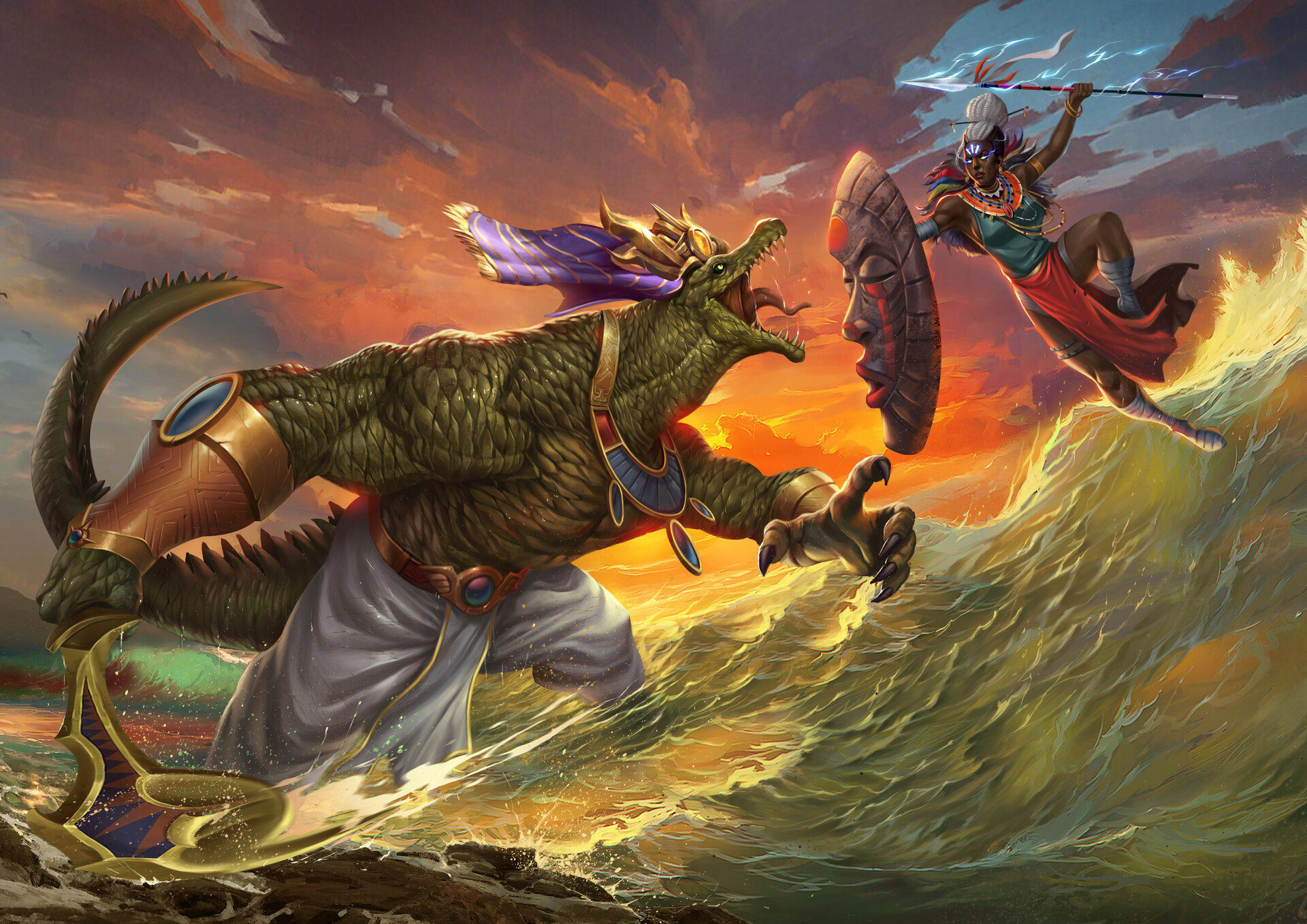 ArtStation - Sobek vs Ashada