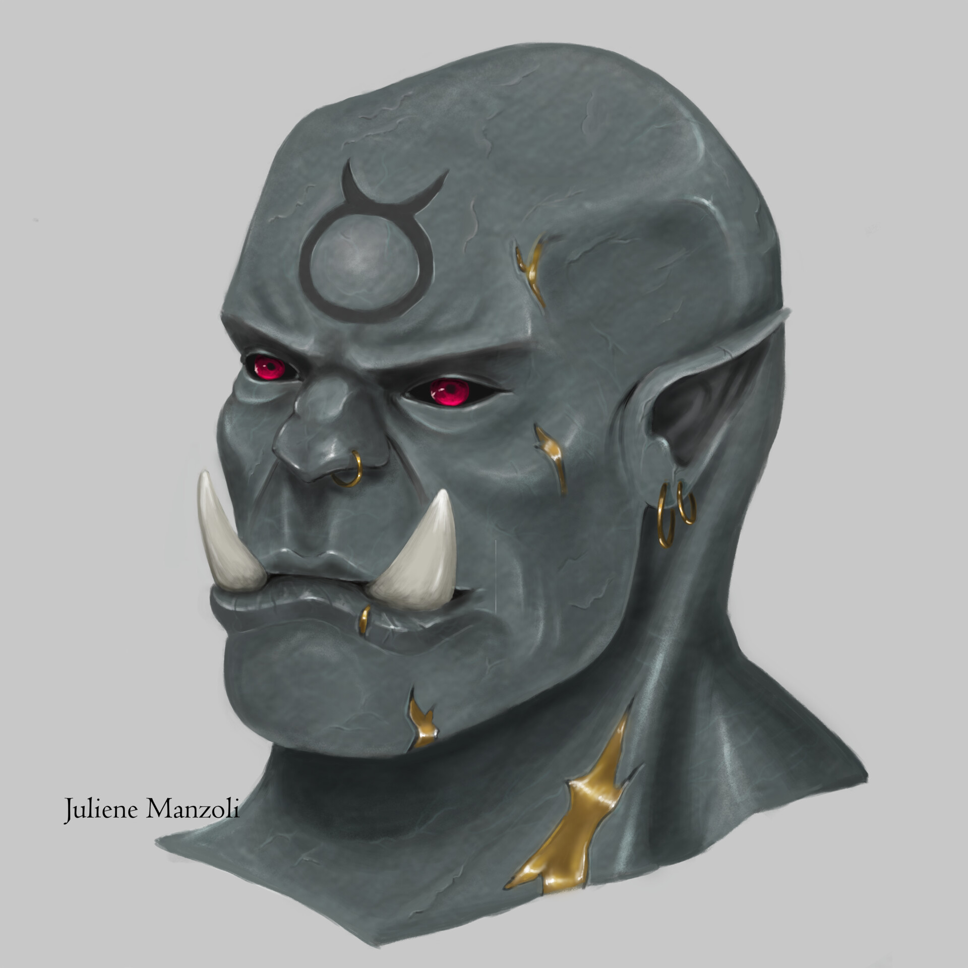 ArtStation - Orc Head