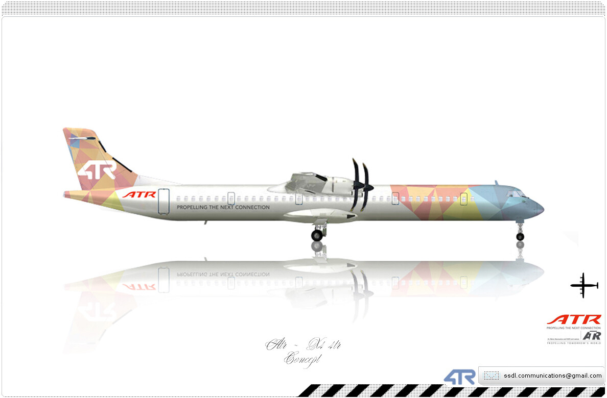 ArtStation - ATR 4TR X4 Concept plane