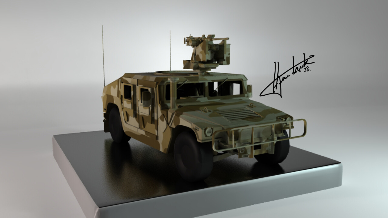 ArtStation - 3D Vehicule Artwork - 2015 Humbee