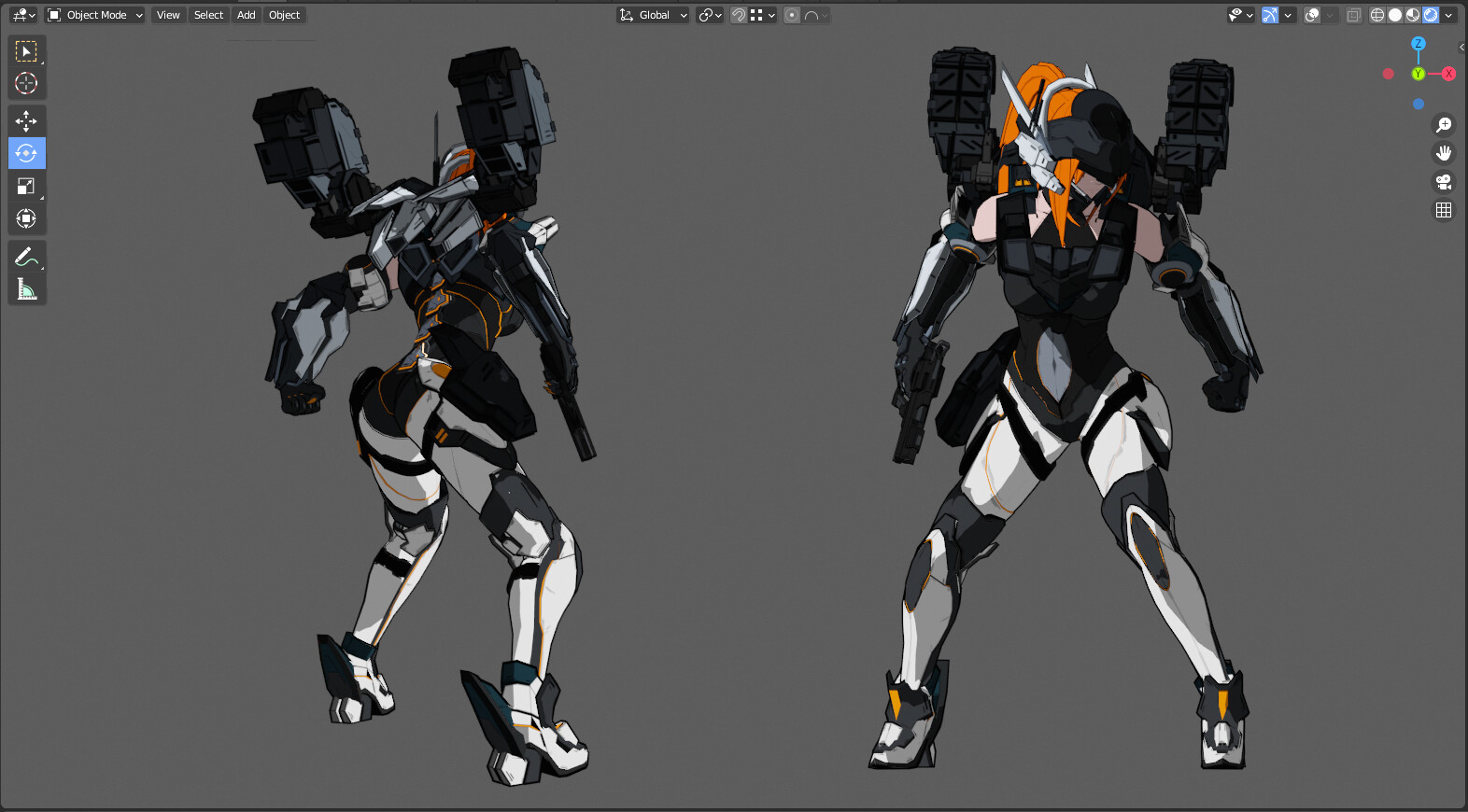 RoyalSkies - Shoulder Weapon 2 (Missile Launcher)