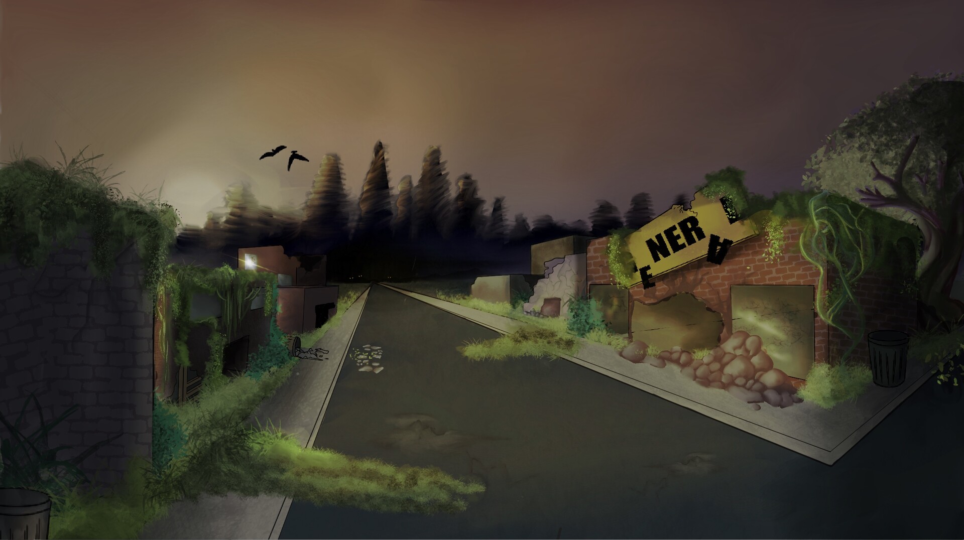 ArtStation - "Overgrowth Project" Environment Concept