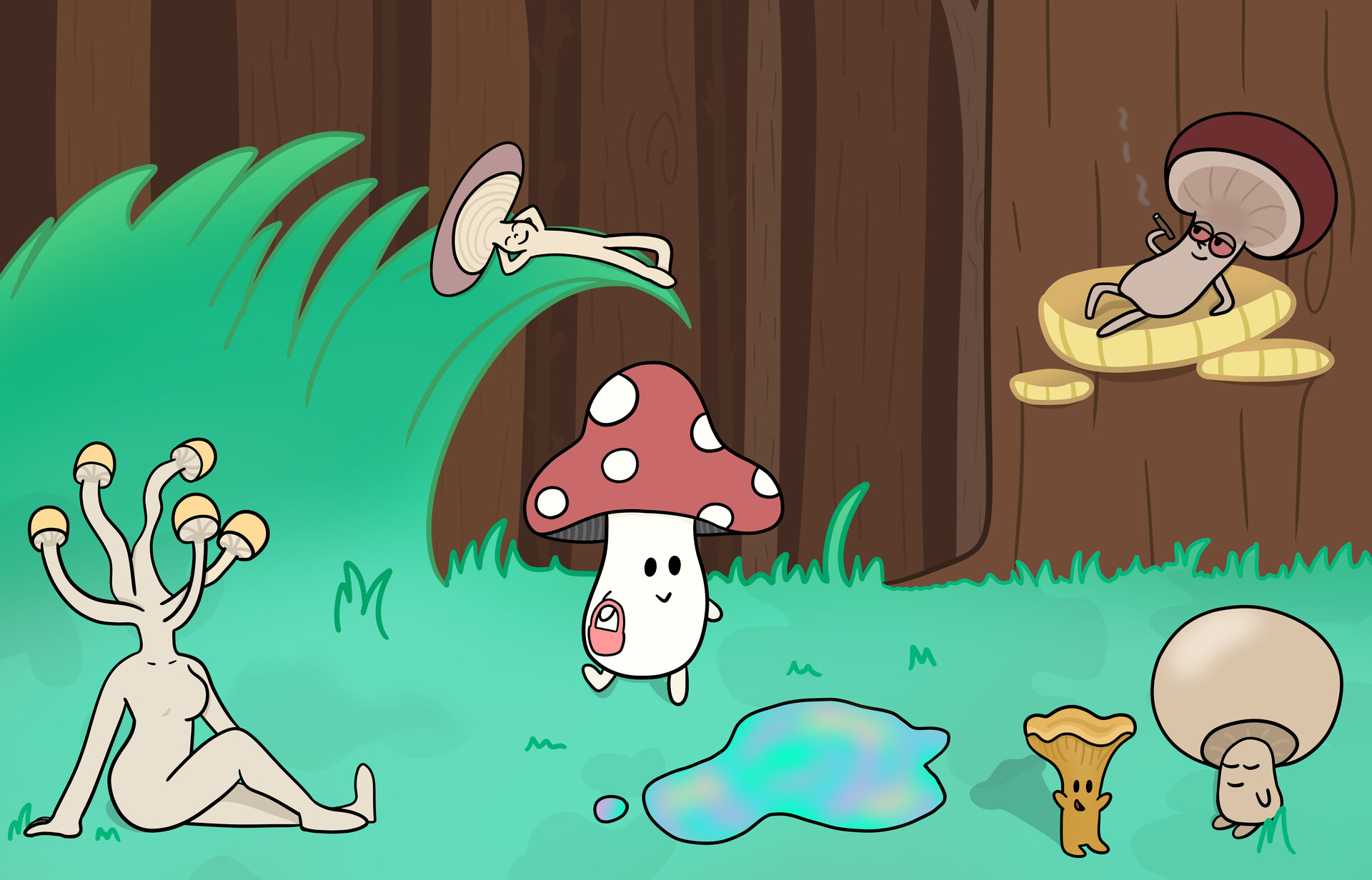 ArtStation - Mushies