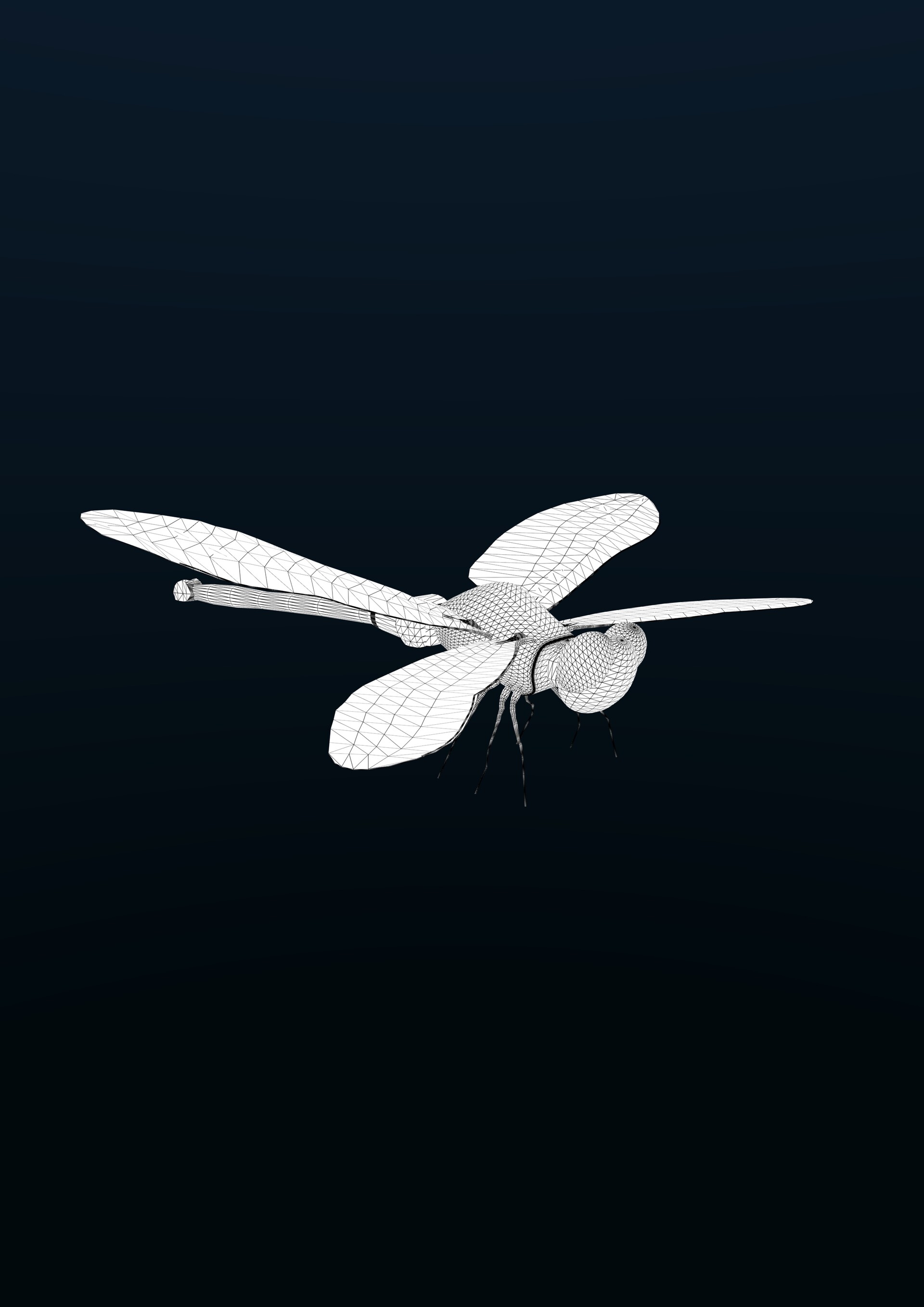 ArtStation - Dragonfly. A black one.