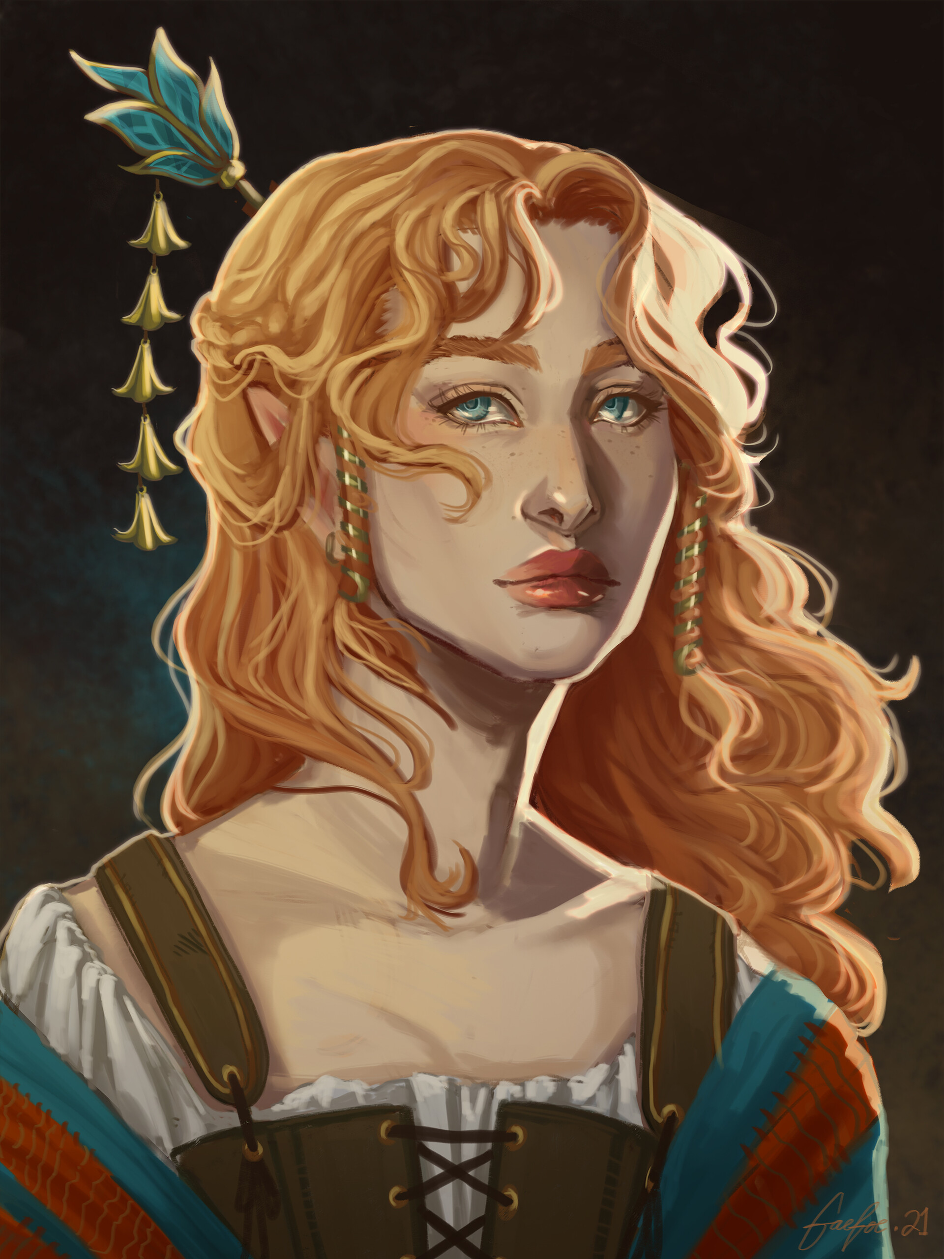 ArtStation - Elf Portrait