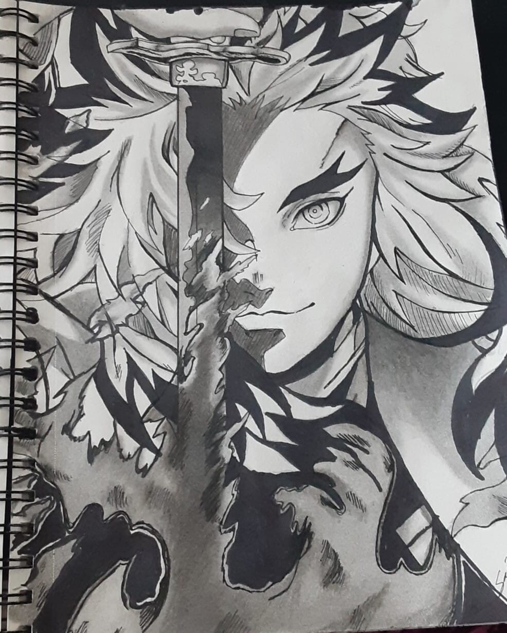 ArtStation - Kyojuro Rengoku