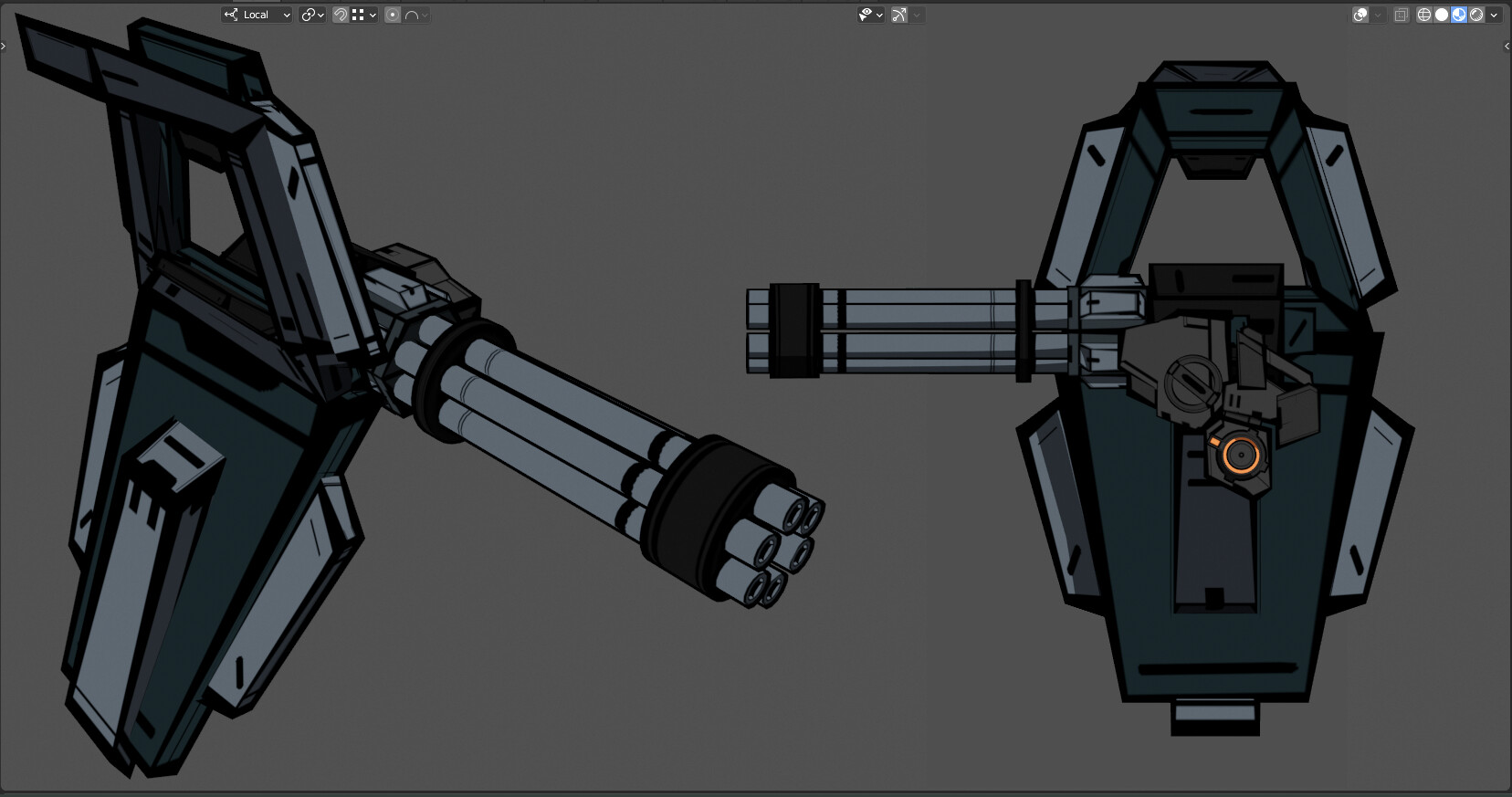 RoyalSkies - Shoulder Weapon 4 (Heavy Turret)