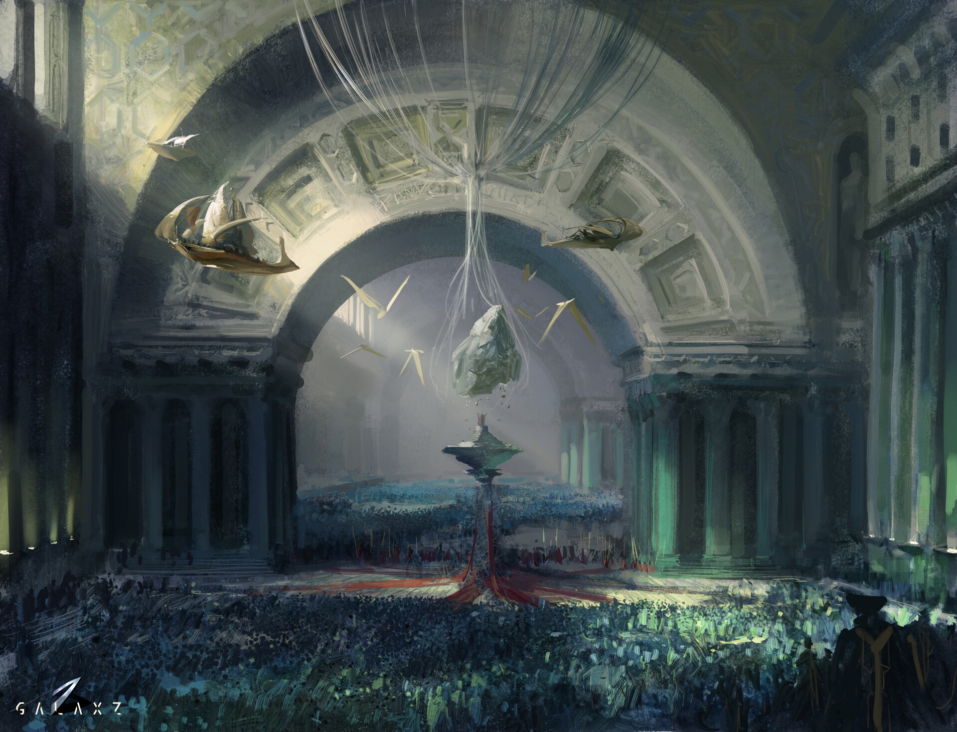 ArtStation - Environment Concept art for GalaxZ