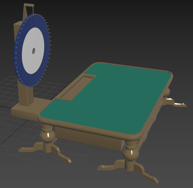 Charles Smart - 1920's/30's Big Six wheel and table game