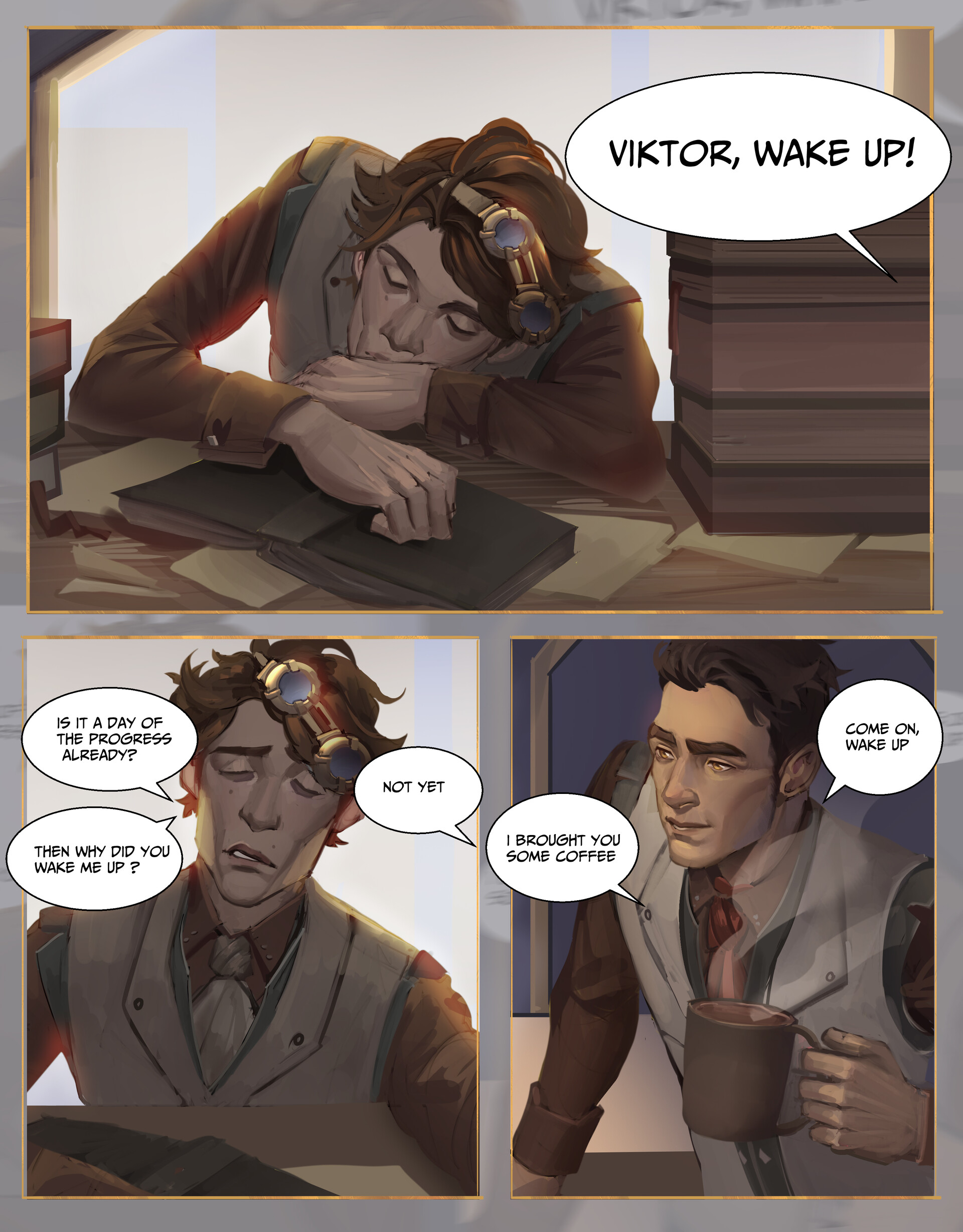 ArtStation - Arcane comic