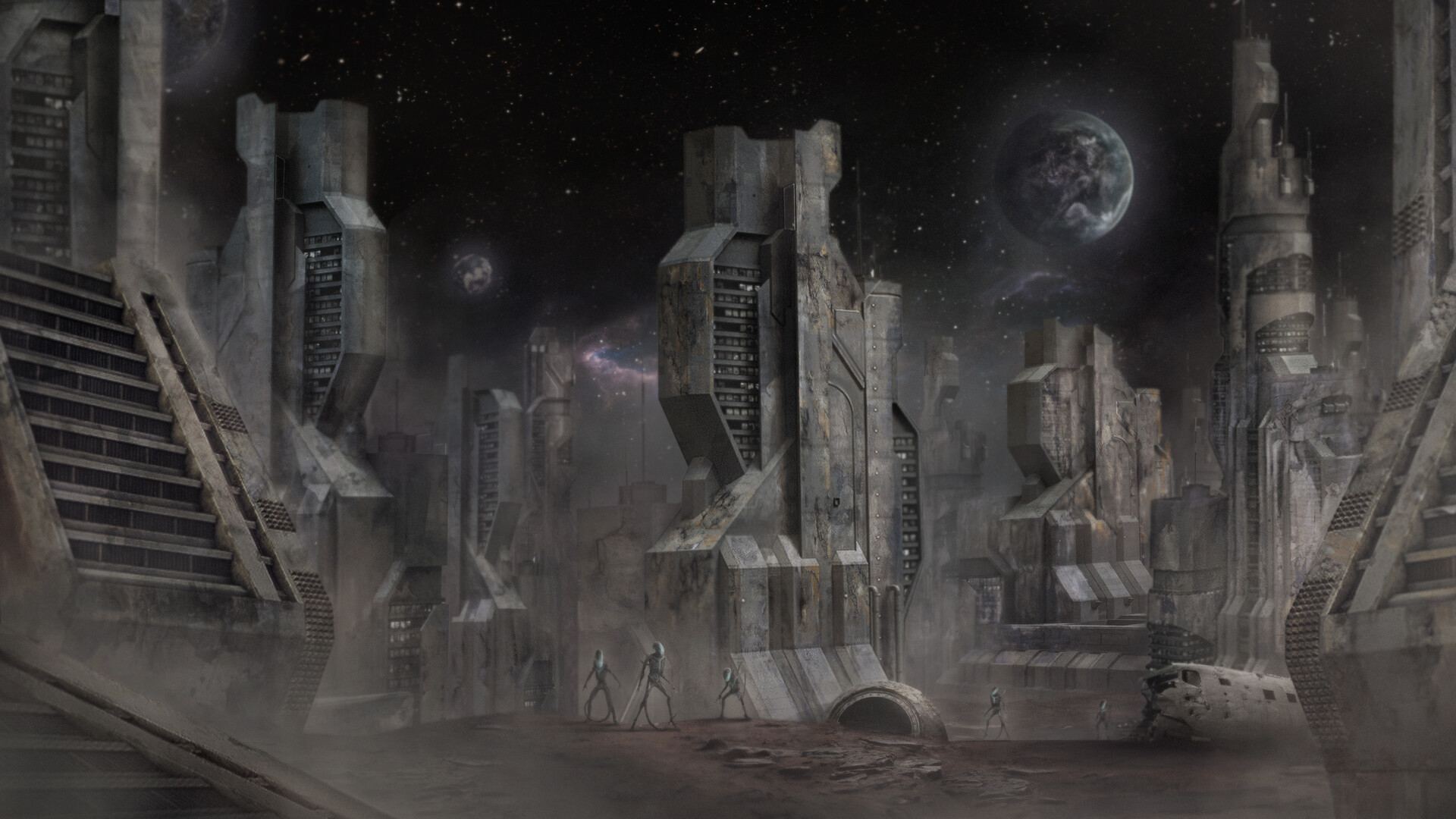 ArtStation - Post-apocalyptic environment