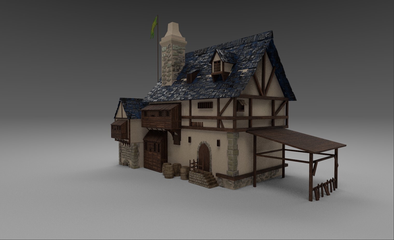 ArtStation - Medieval house