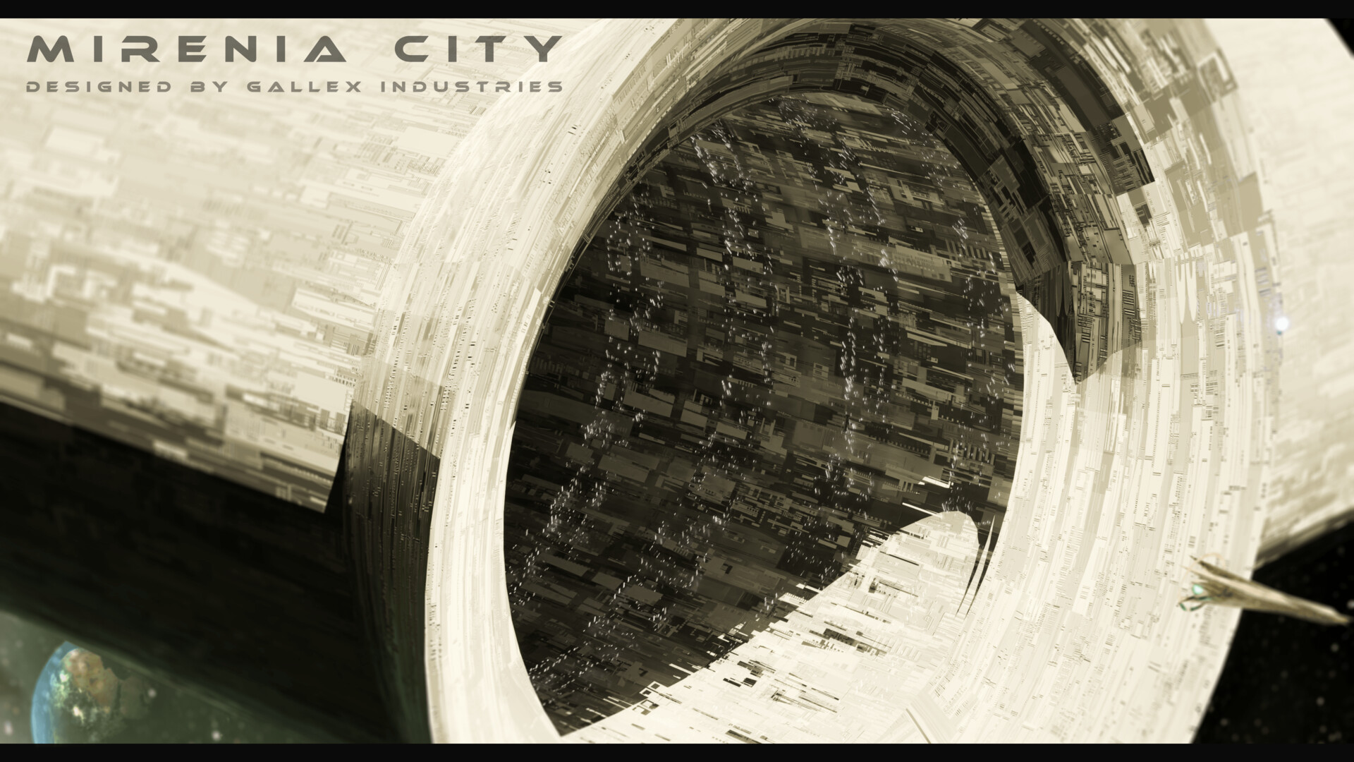 ArtStation - Mirenia city by Gallex industries